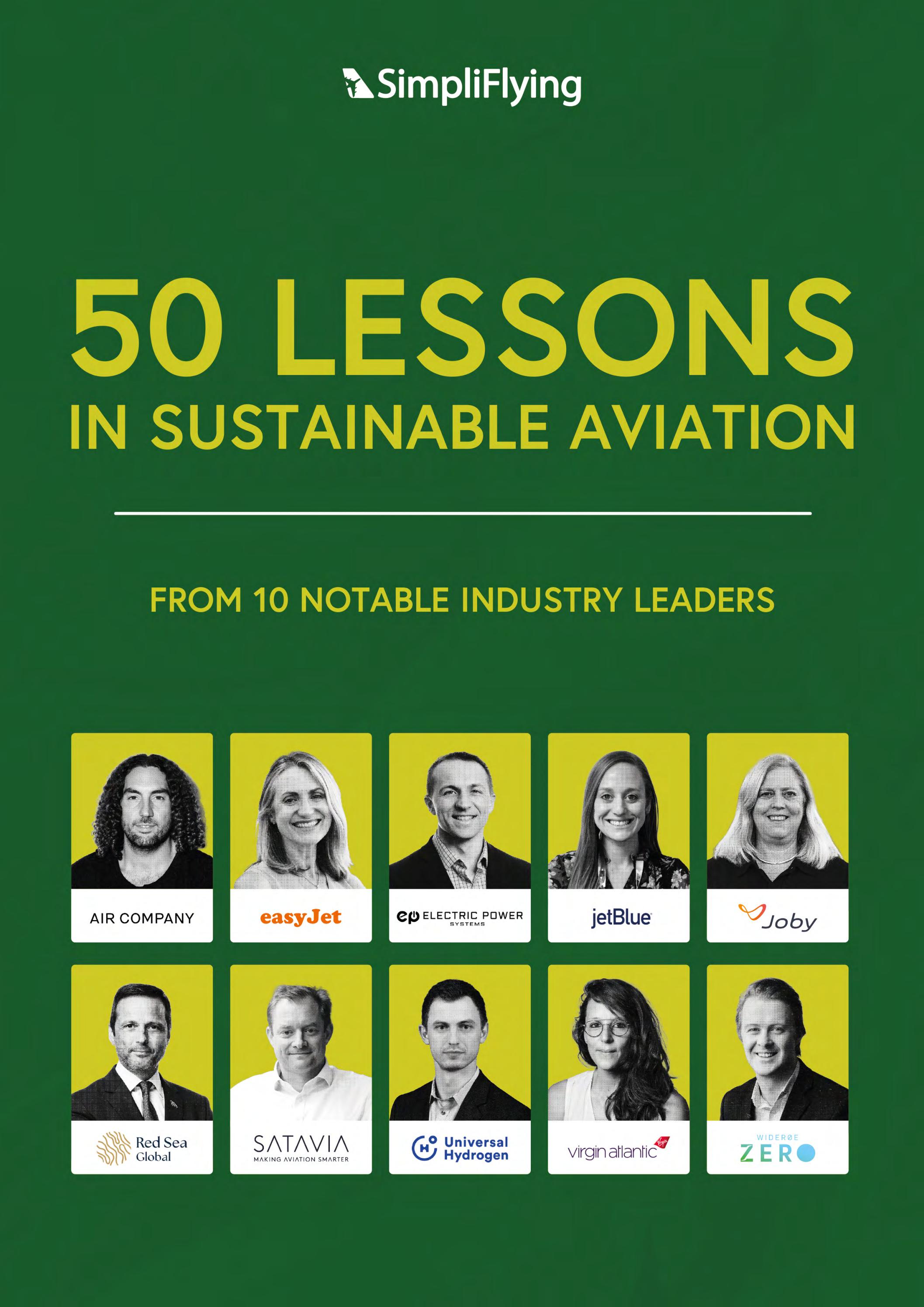 50 Lessons in Sustainable Aviation: From 10 Notable Industry Leaders by ...