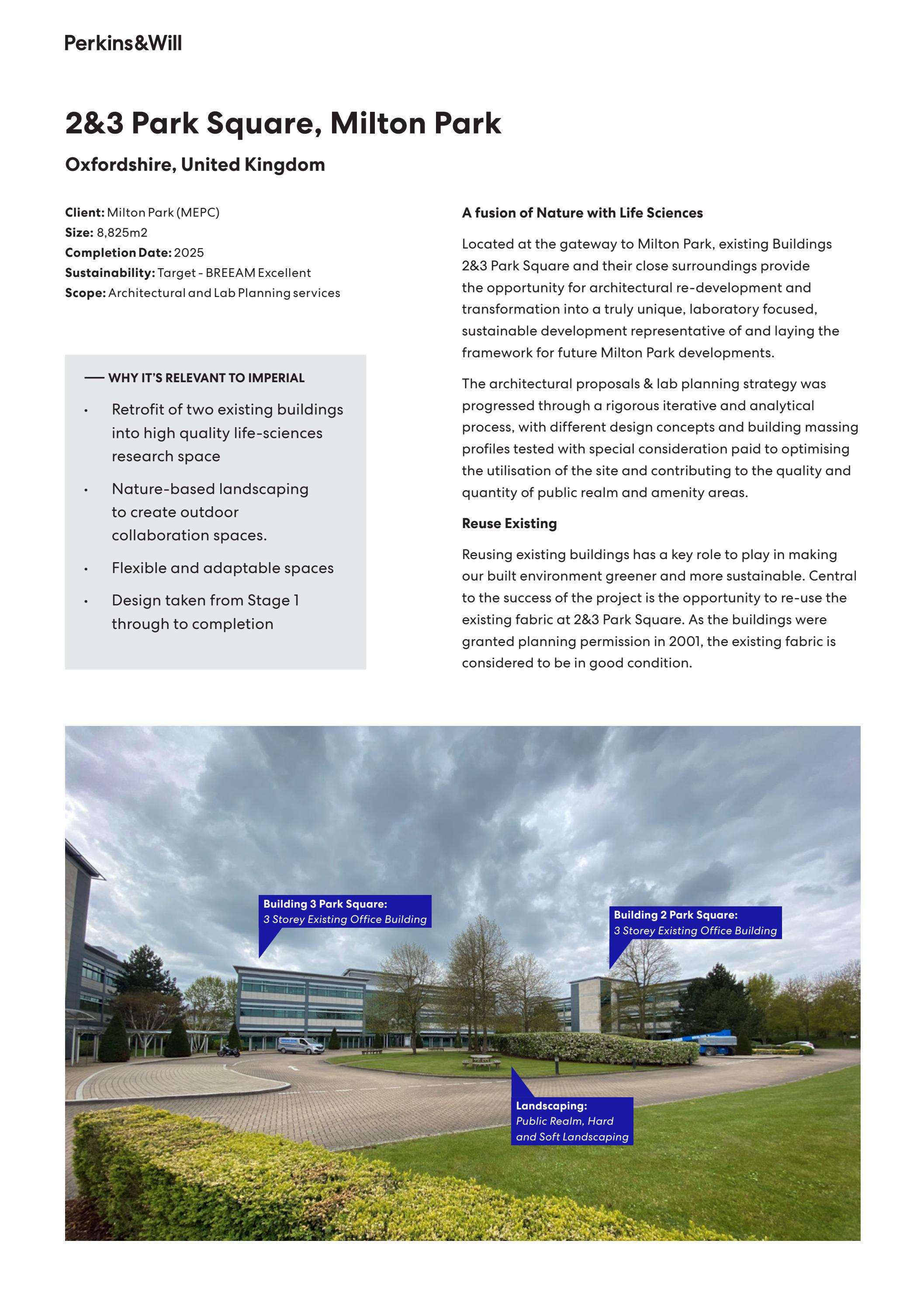 Milton Park, Oxford Case Study by Perkins&Will London - Issuu