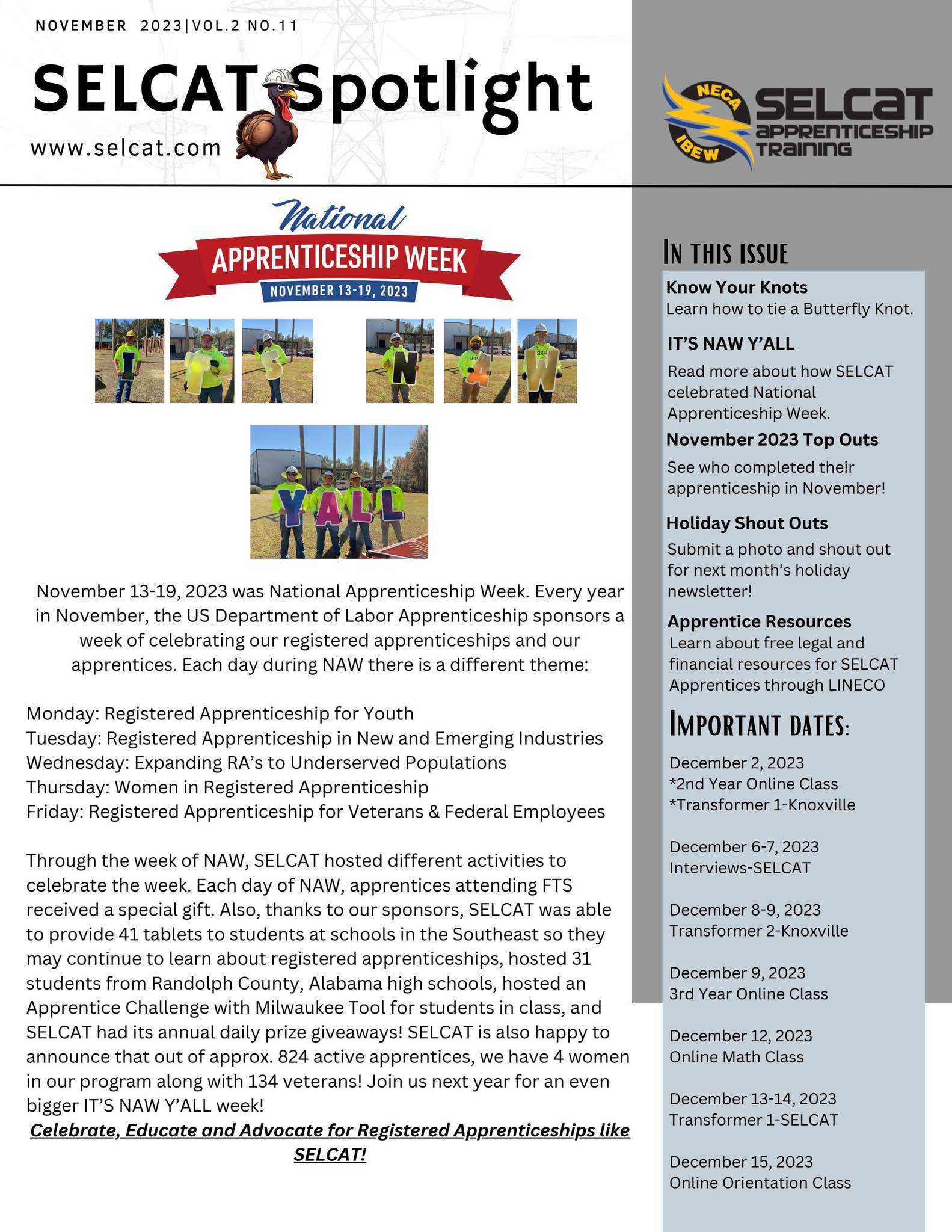 November 2023 SELCAT Newsletter by Selcat44 - Issuu