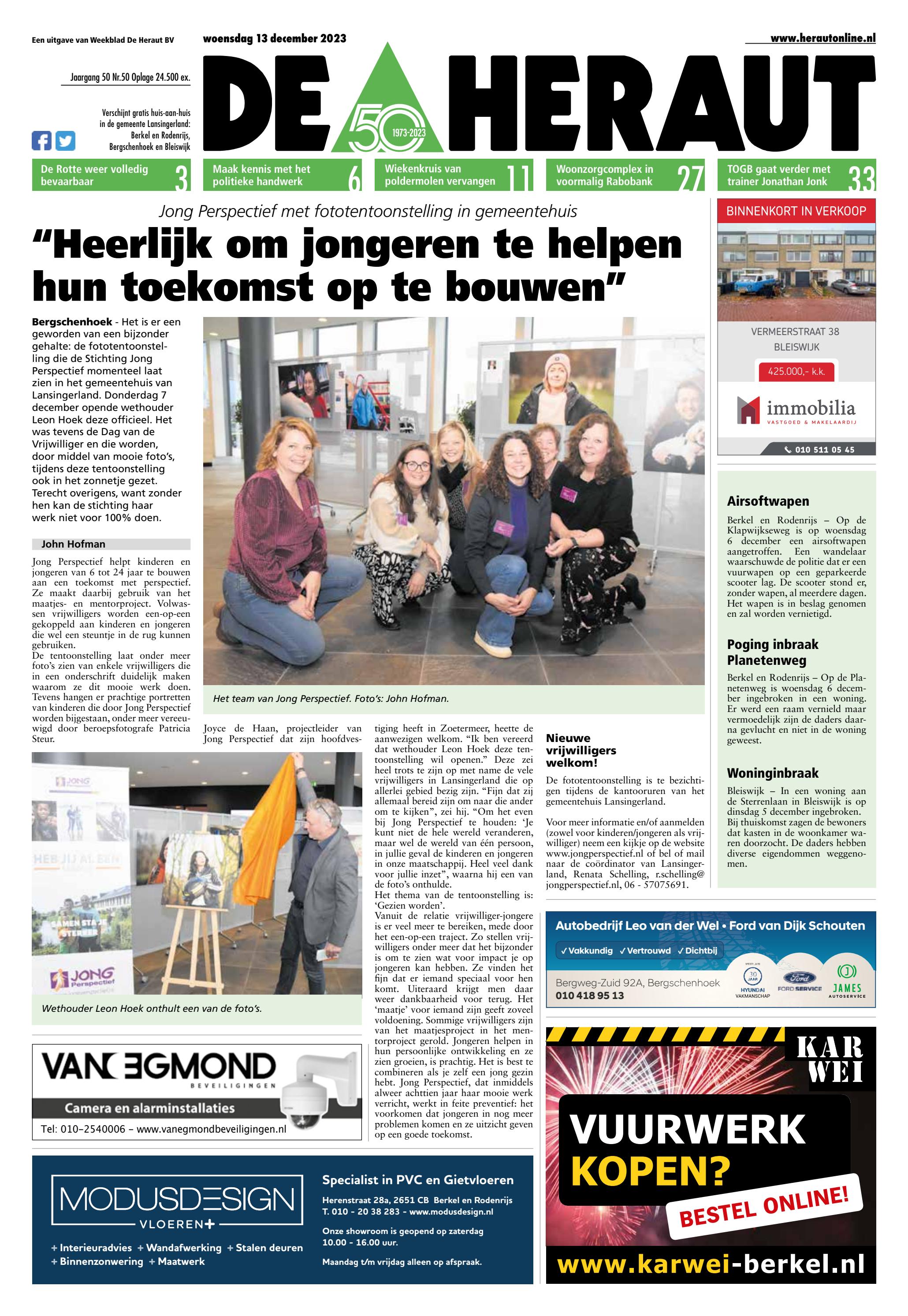De Heraut week 50 2023 by Nieuwsblad De Heraut - Issuu