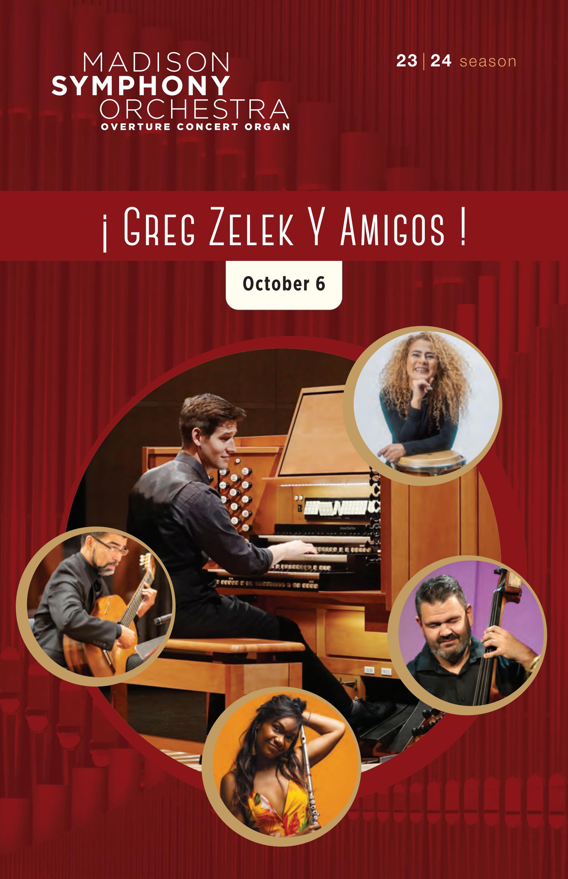 October 2023 Organ Program Book: Greg Zelek y Amigos by Madison ...