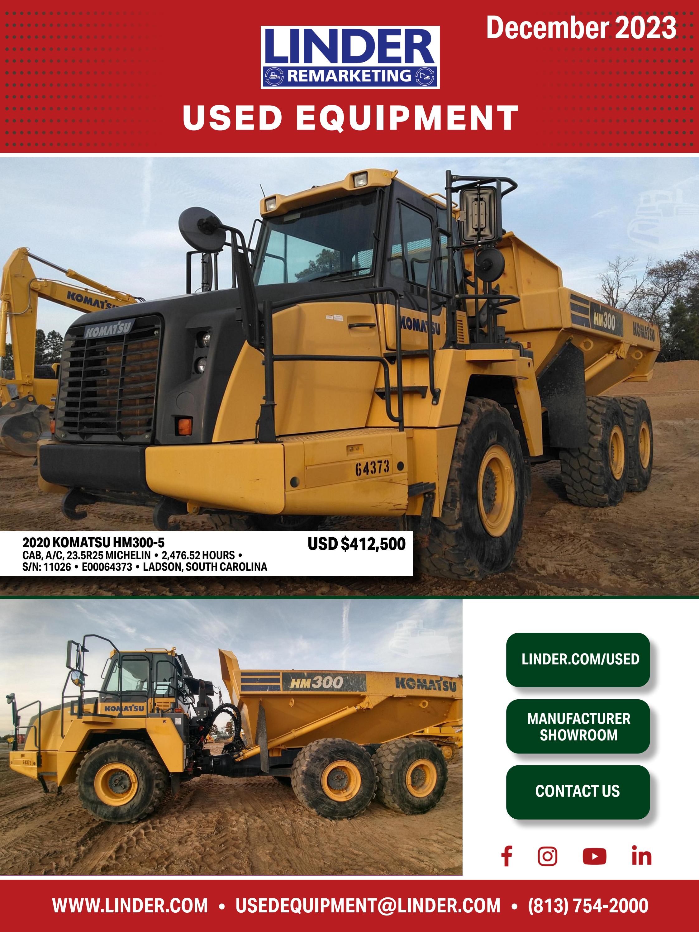 Linder Used Equipment December 2023 by Construction Publications, Inc ...