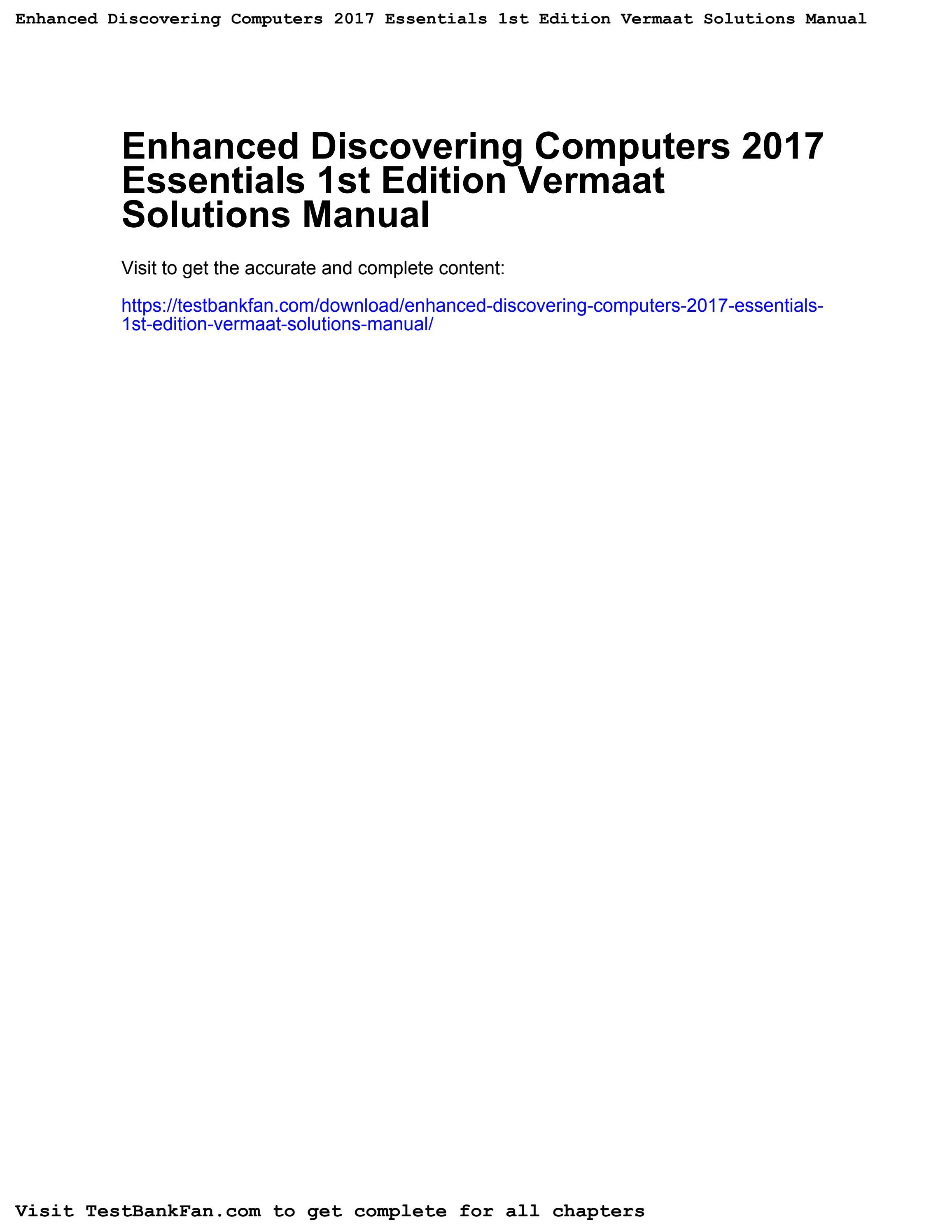 Full_download_enhanced discovering computers 2017 essentials 1st ...