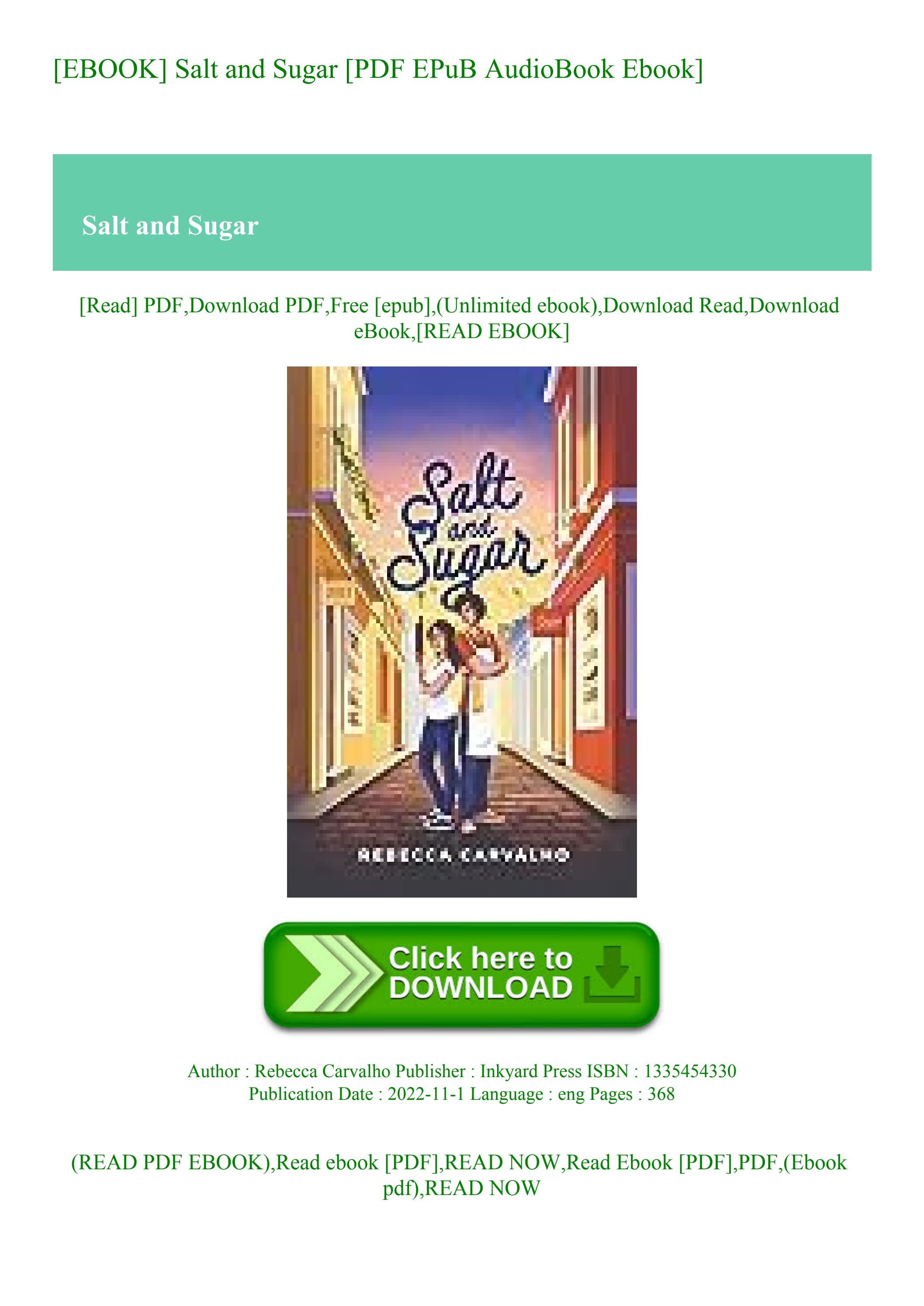 [EBOOK] Salt and Sugar [PDF EPuB AudioBook Ebook] by ahuyatiola - Issuu