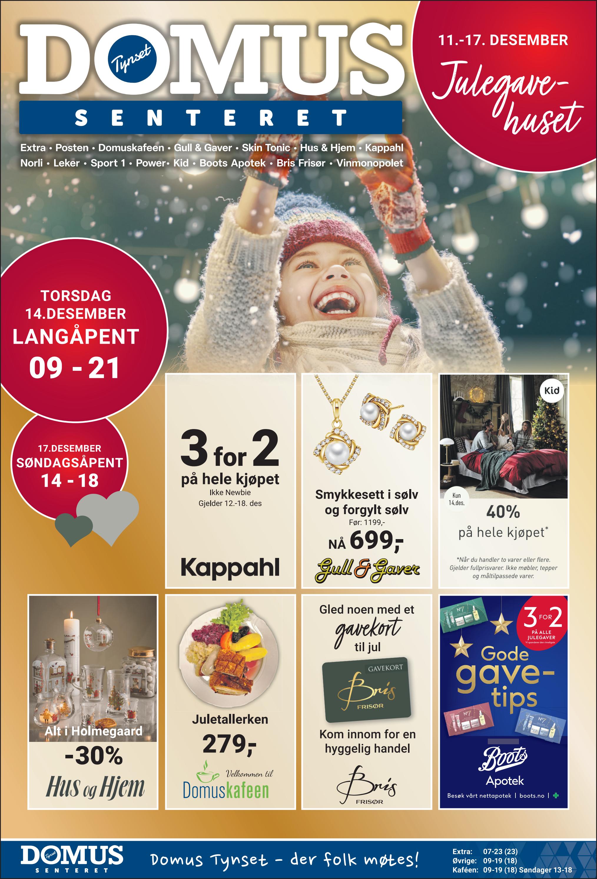 Juleåpent - Domus Tynset by Amedia Kreativ - Issuu