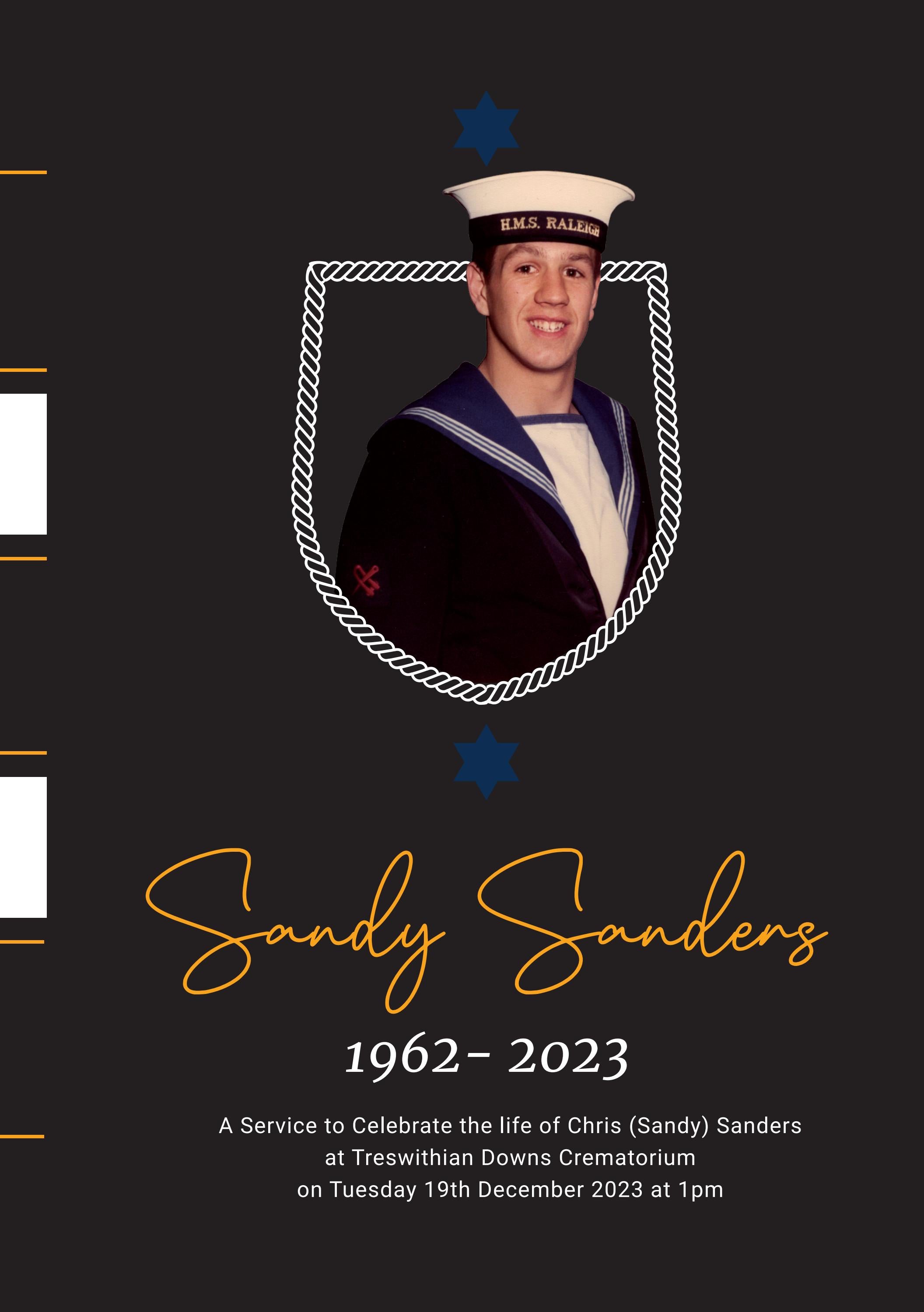 Sandy Sanders (1962-2023) by Just the Trick Design - Issuu