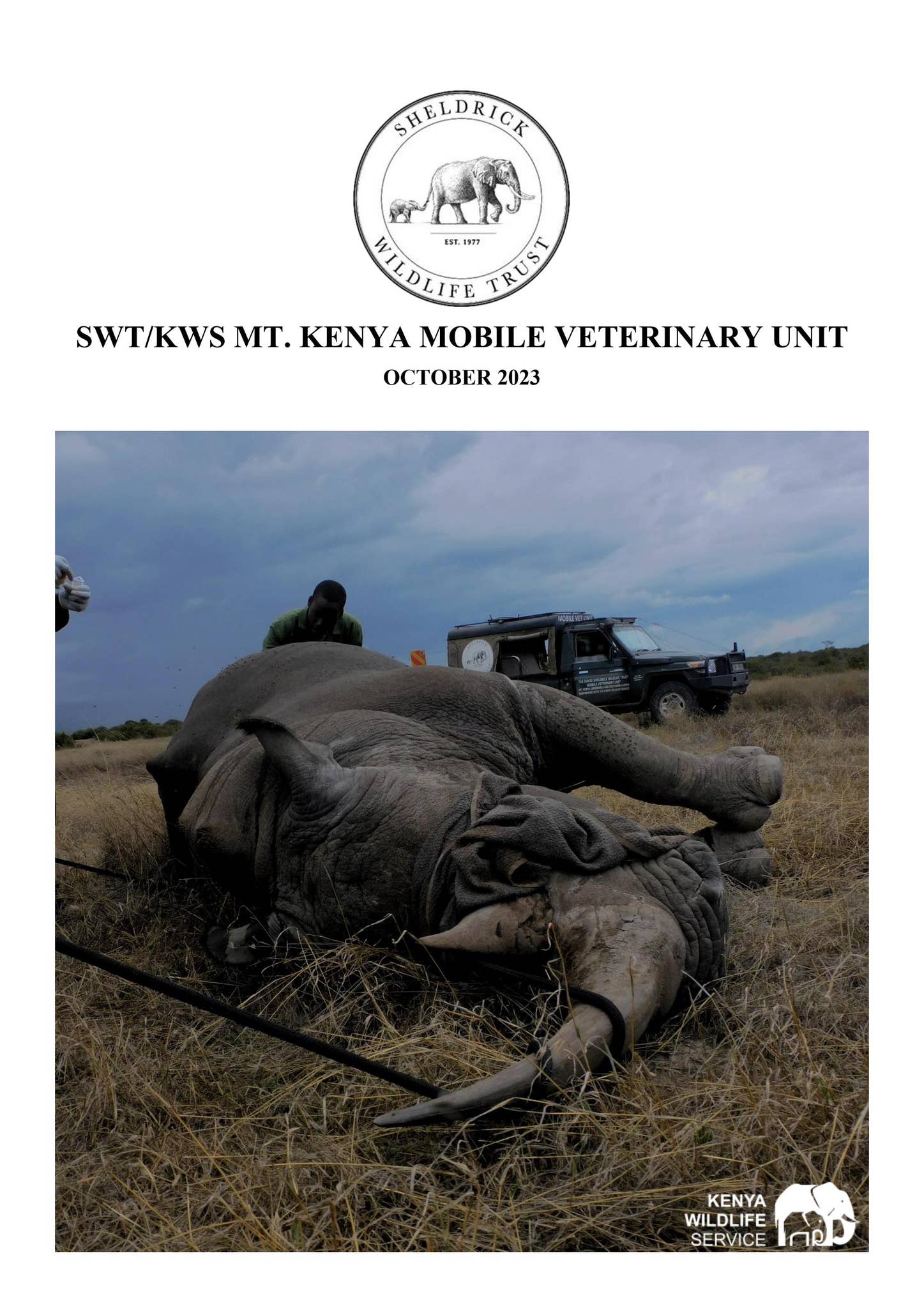 SWT/KWS Mt Kenya Mobile Veterinary Report for October 2023 by Sheldrick ...