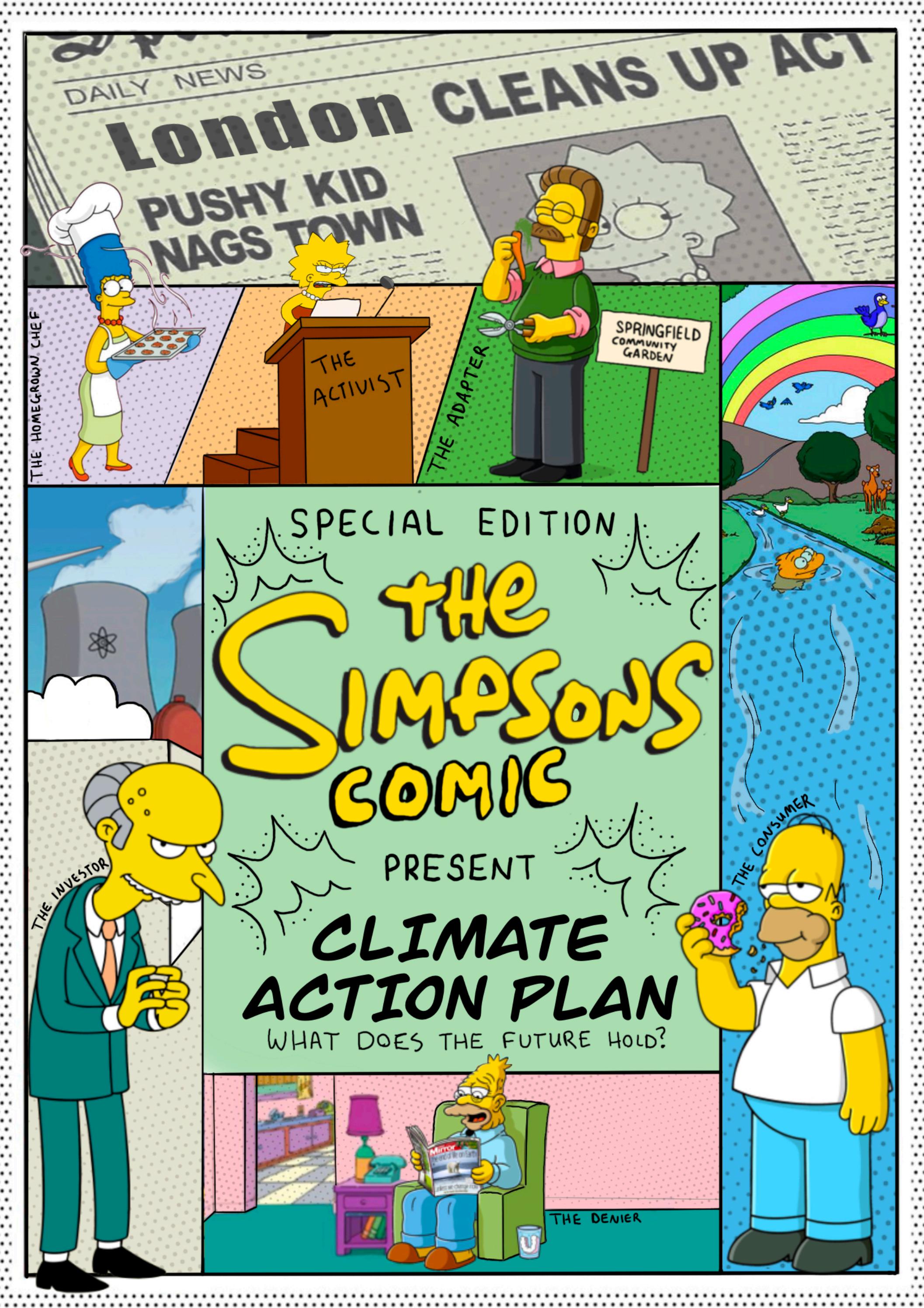 The Simpsons Climate Action Comic by shaniaburrage01 - Issuu