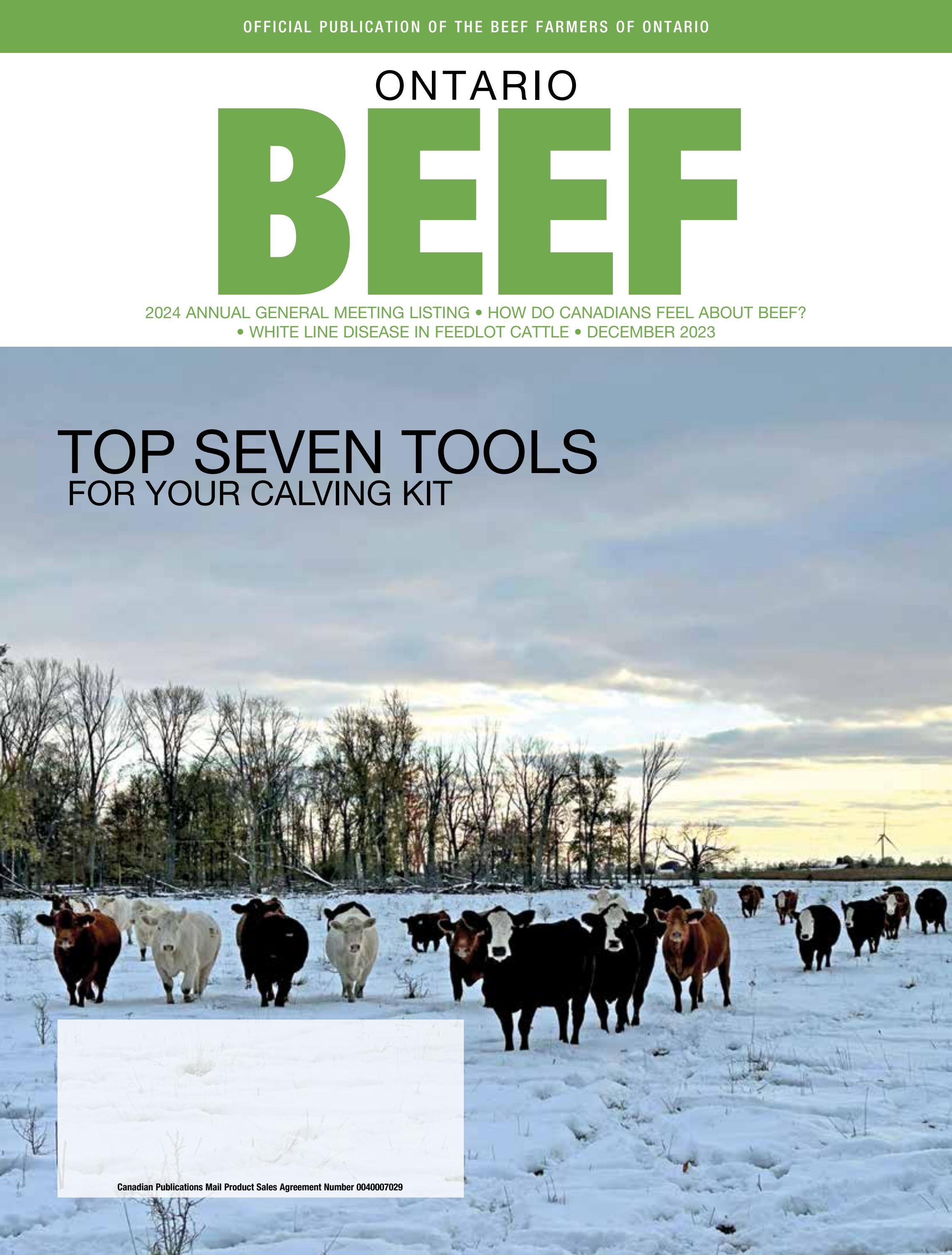 Ontario Beef - December 2023 by Ontario Beef Magazine - Issuu