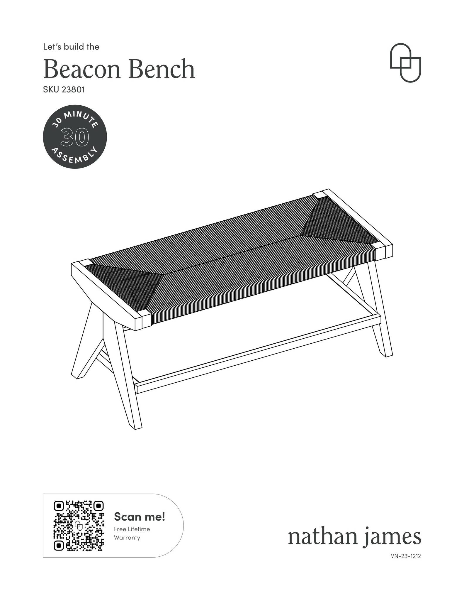 Beacon Bench Instruction Sheet by nathanjameshome - Issuu