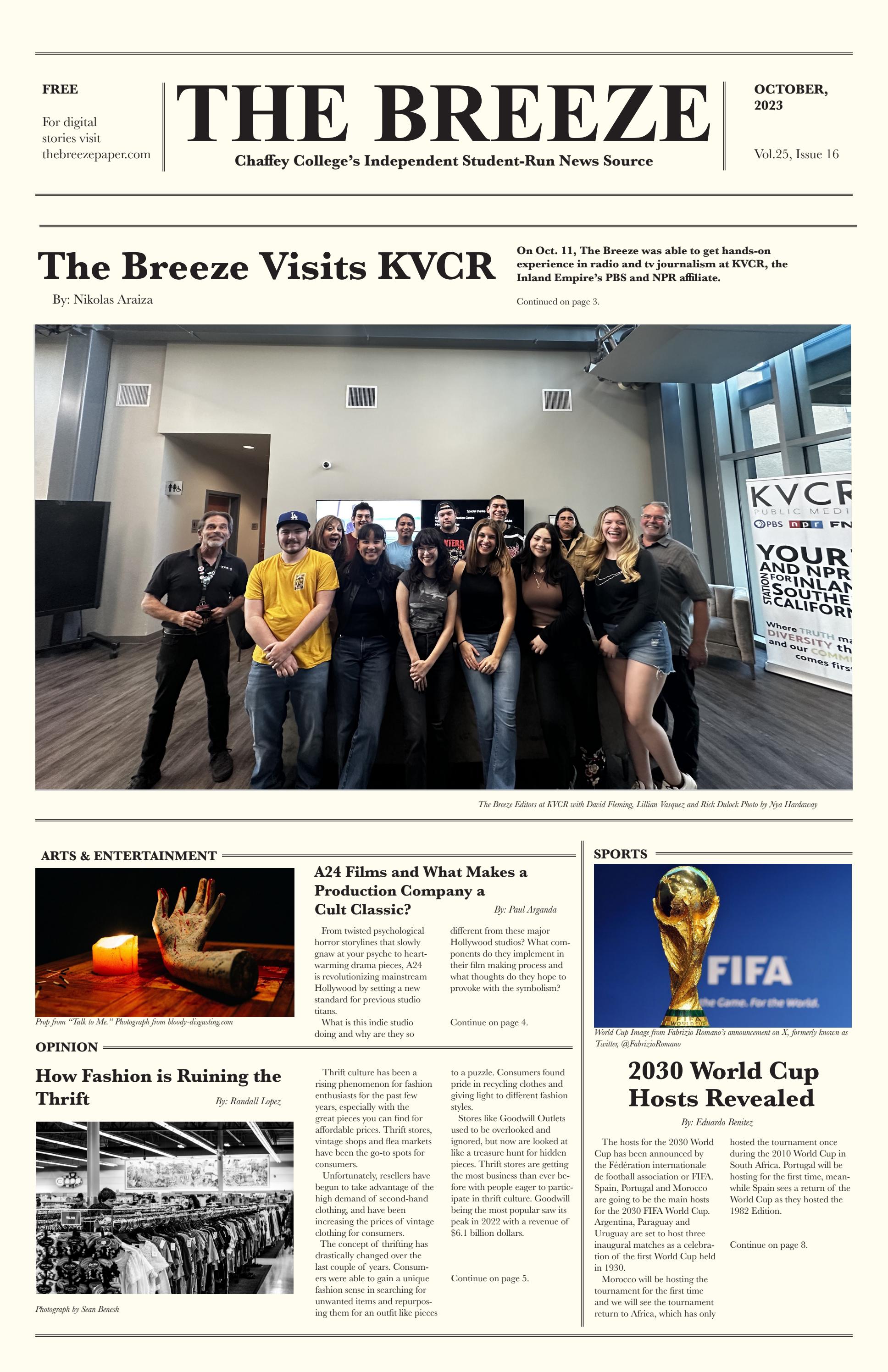 The Breeze Newspaper Volume 25, Issue 16 by The Breeze Paper - Issuu