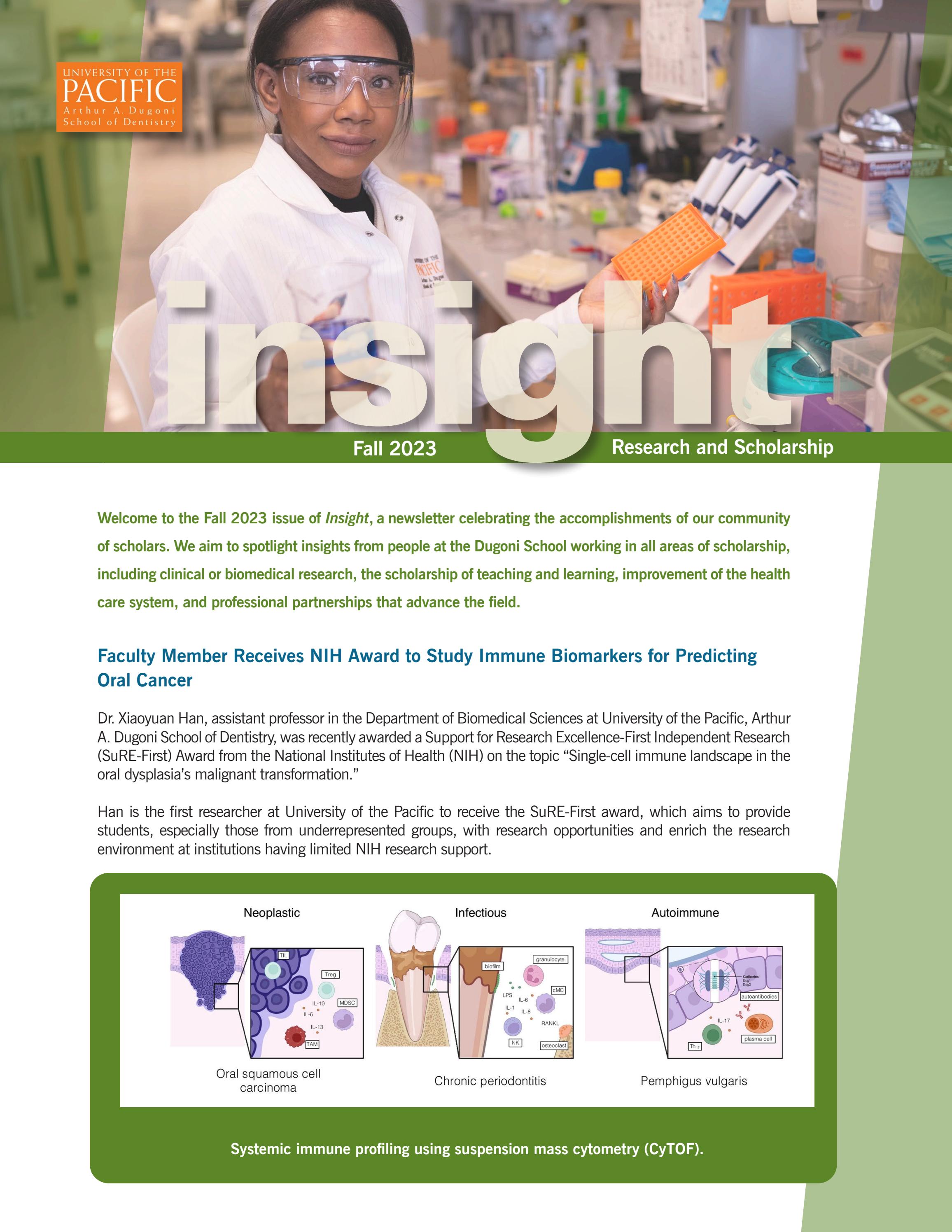 Insight Fall 2023 by Dugoni School of Dentistry - Issuu