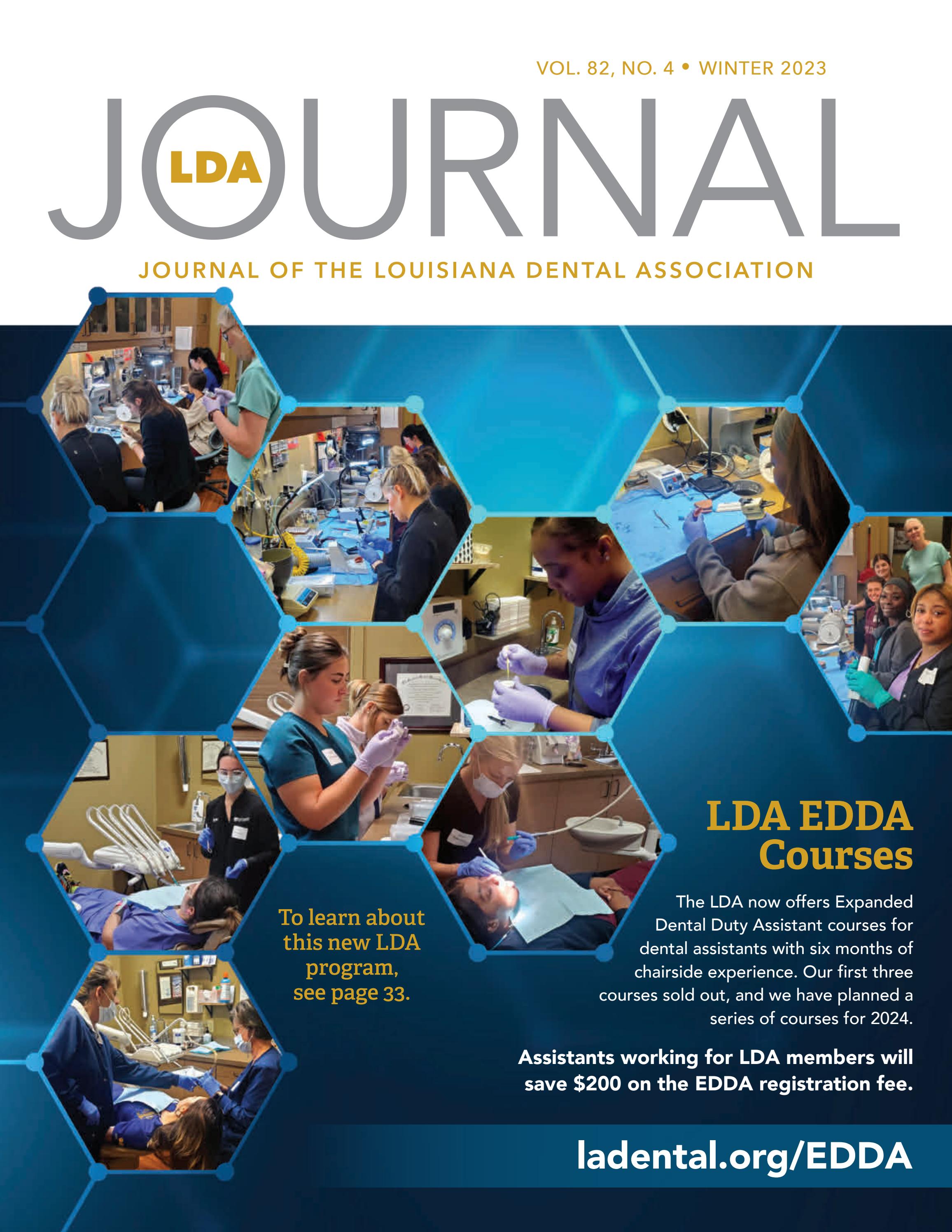 LDA Journal Winter 2023 by Louisiana Dental Association - Issuu