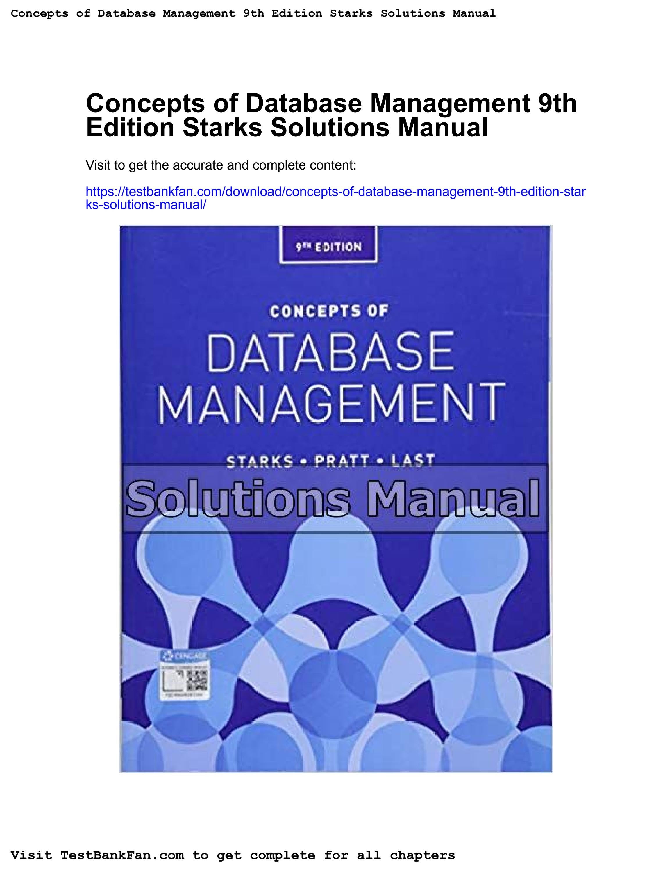 Full_download_concepts of database management 9th edition starks ...