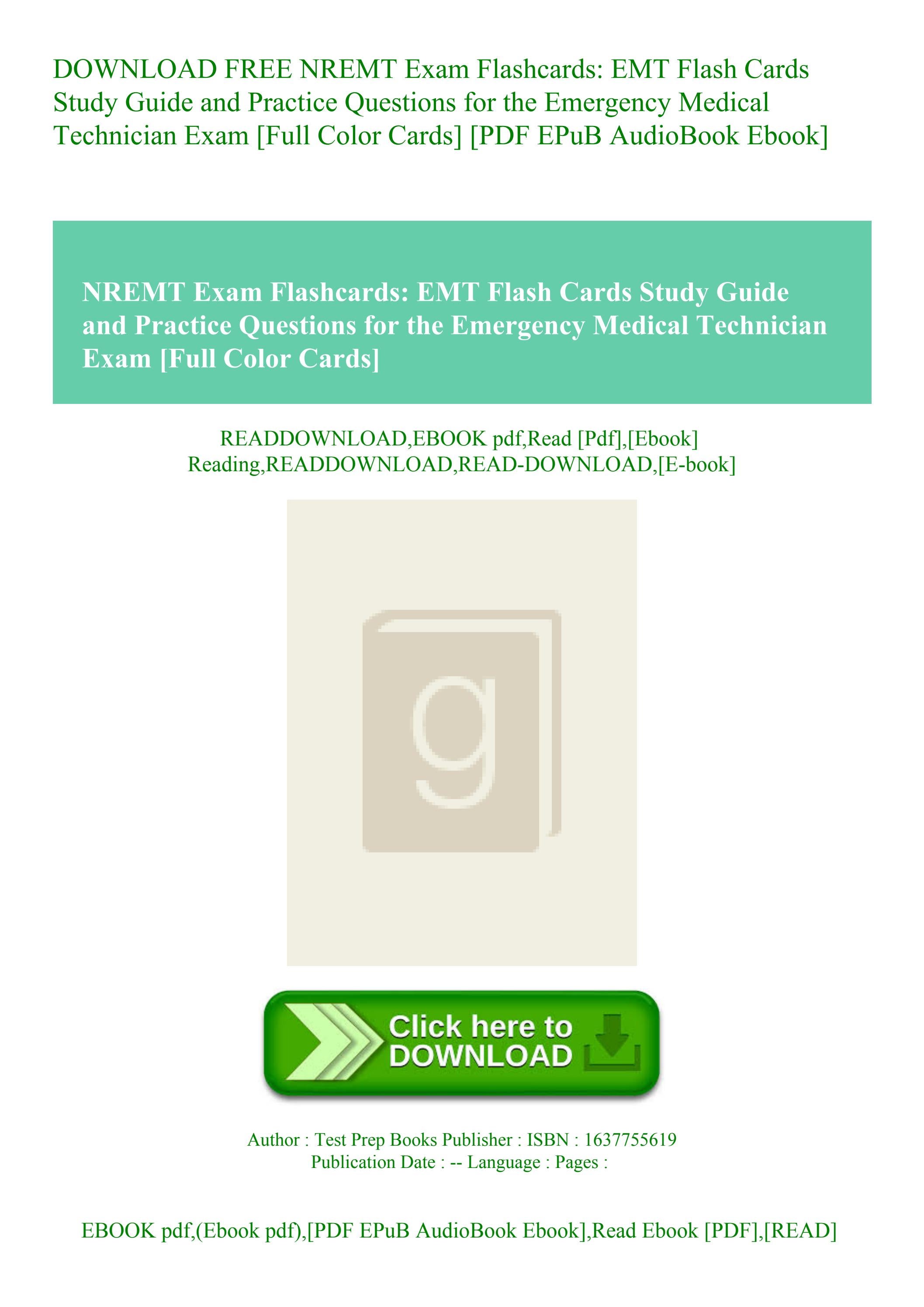 Free Printable Nremt Practice Test