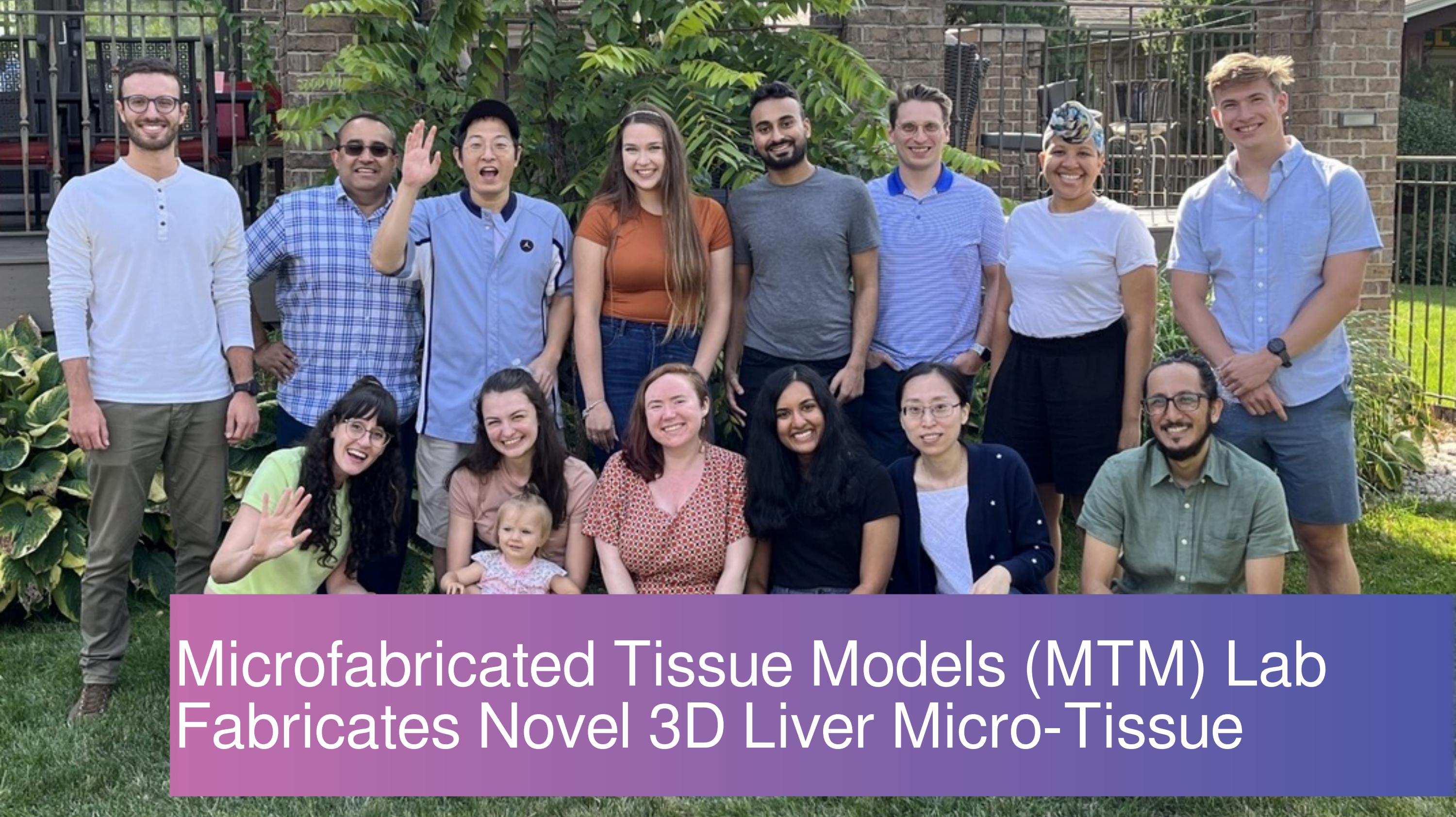 Award-Winning Microfabricated Tissue Models (MTM) Lab Fabricates Novel ...