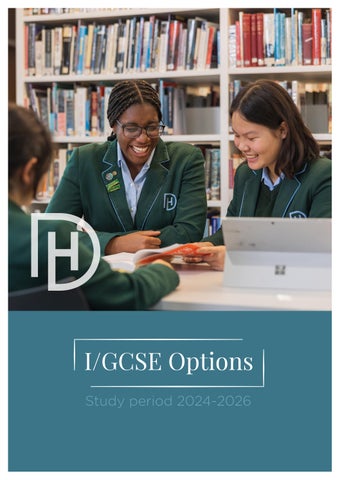 I/GCSE Options 2024-2026 by Downe House School - Issuu