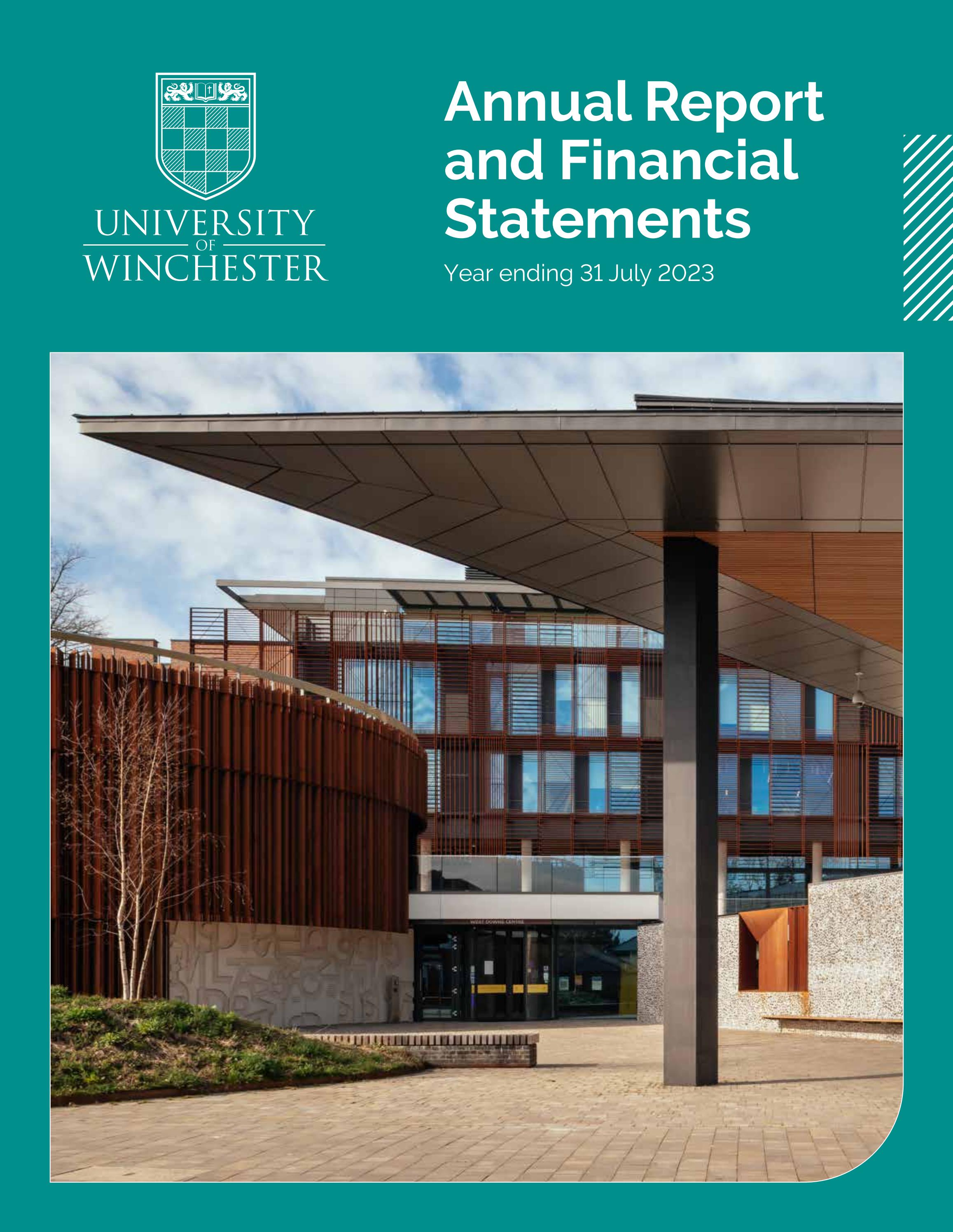 University of Winchester Annual Report & Financial Statements July 2023 by University of ...