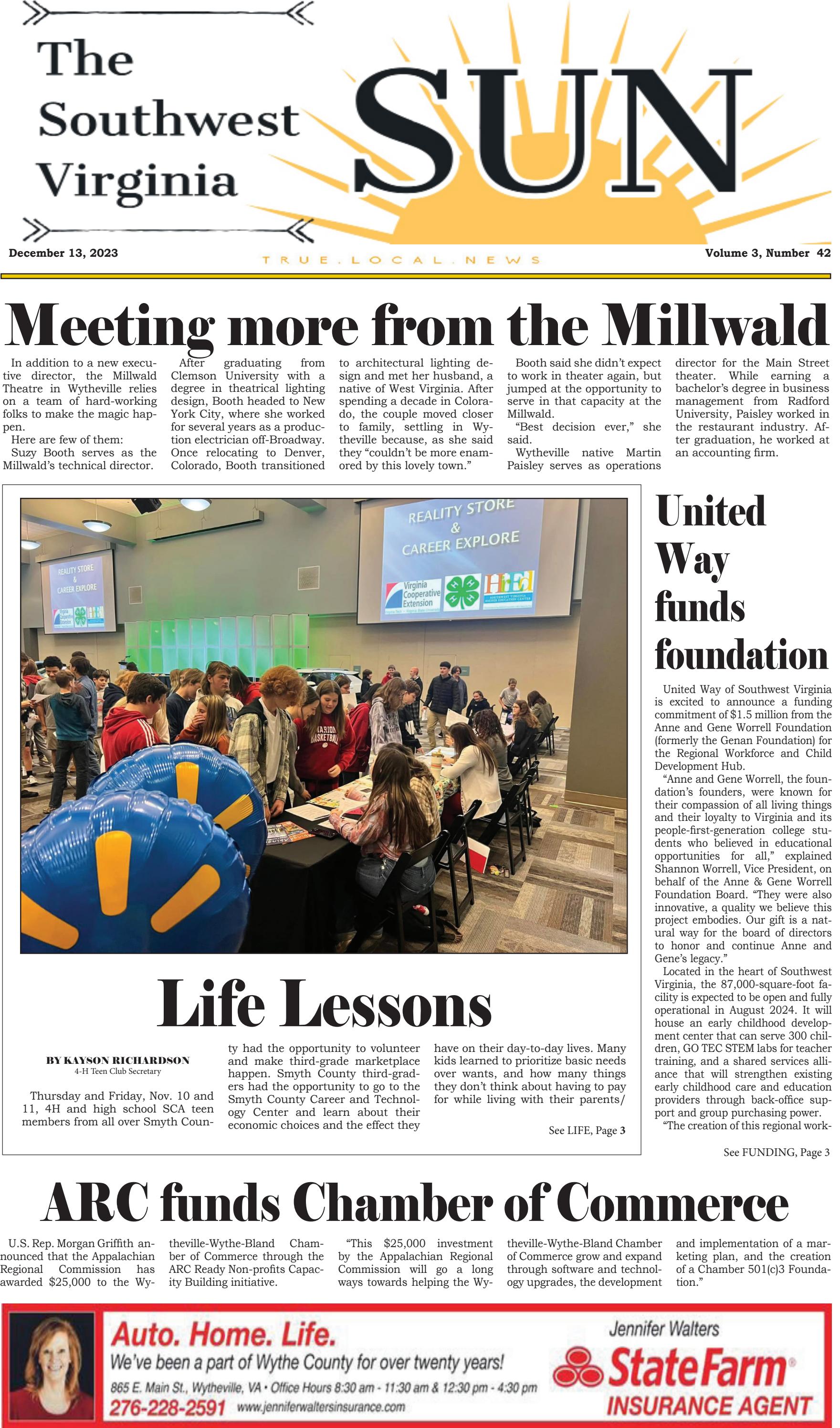 SWVA SUN E-EDITION 12-14-2023 by Swvasun - Issuu