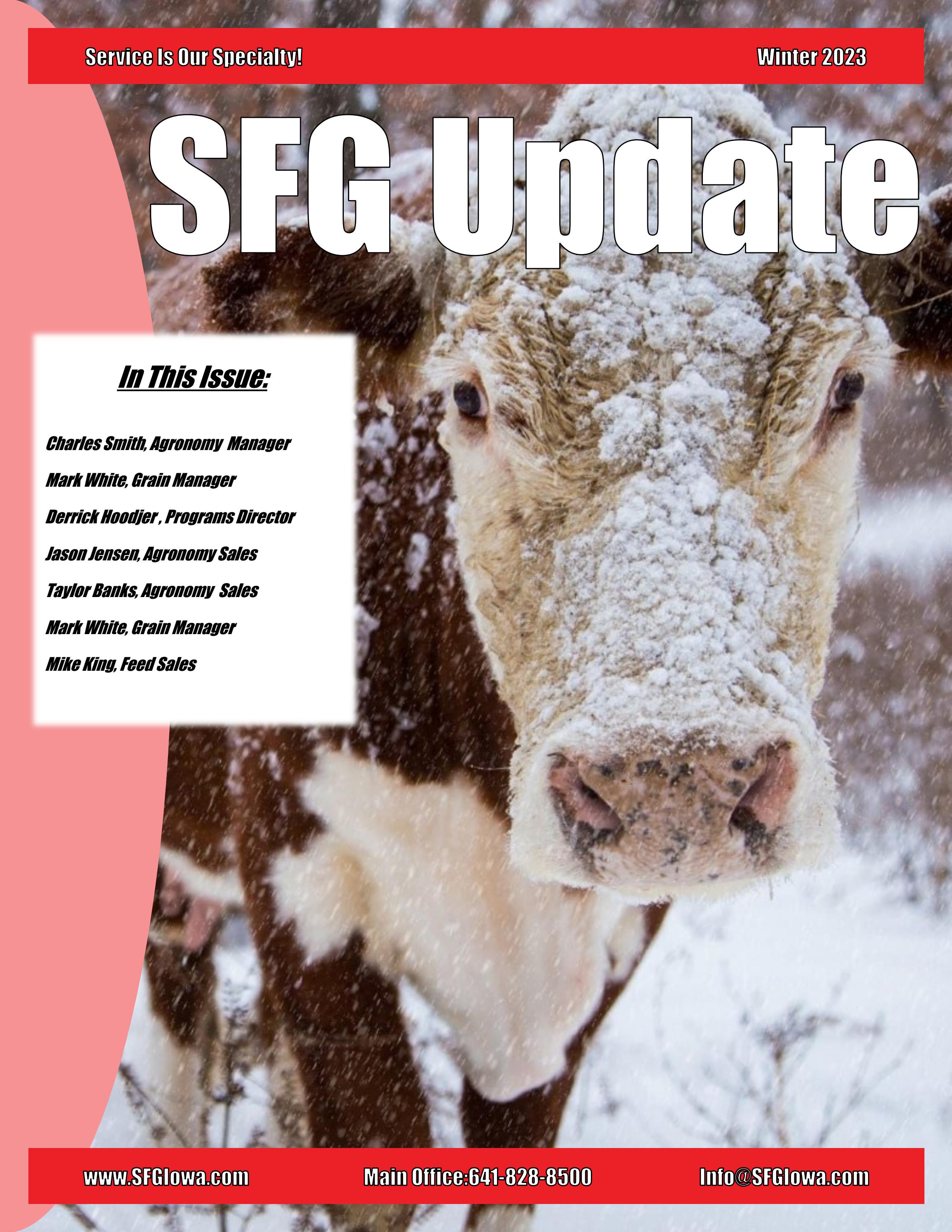 SFG Update - Winter 2023 by sfgiowa - Issuu