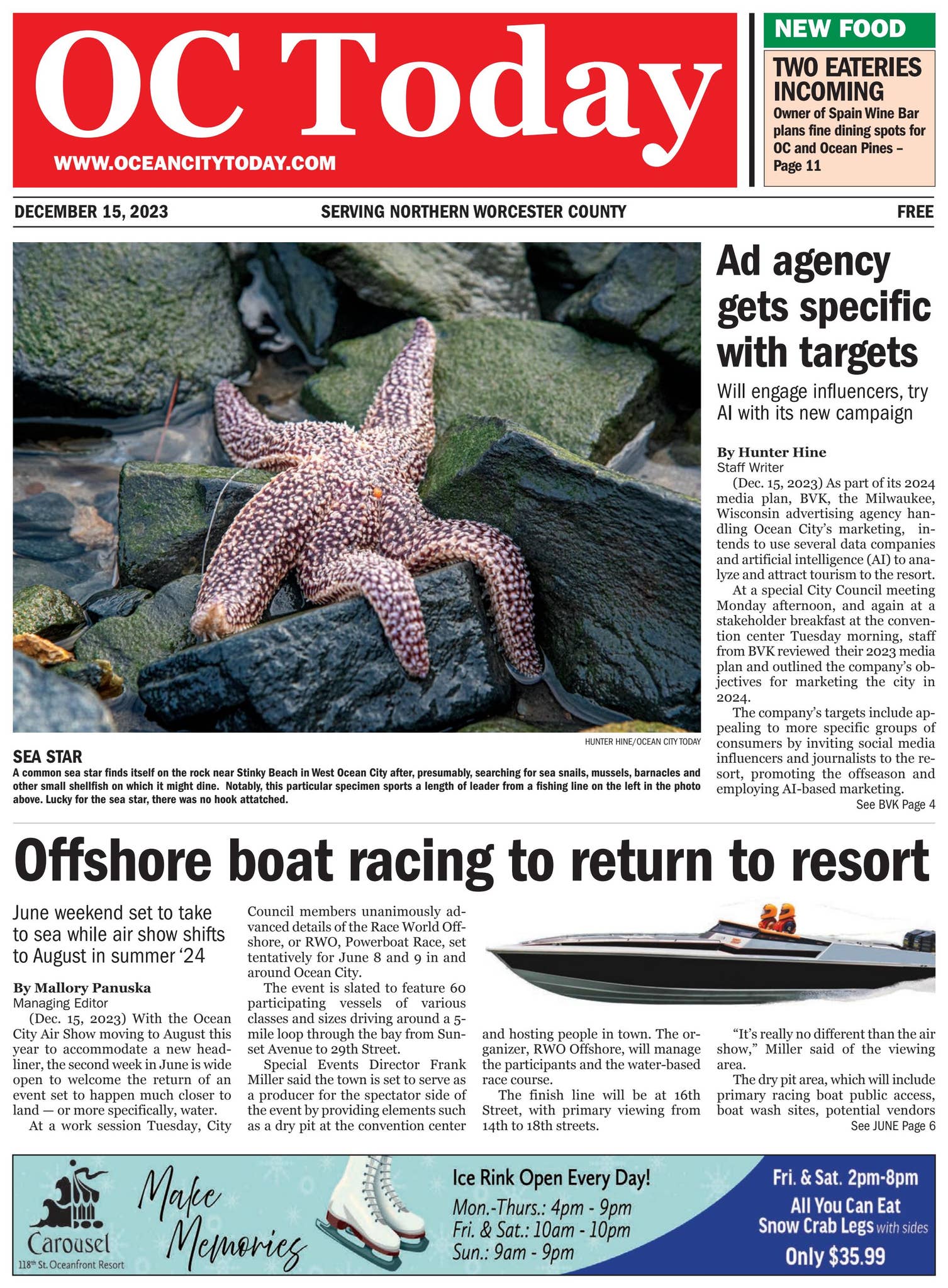 12/15/2023 Ocean City Today by OC Today-Dispatch - Issuu