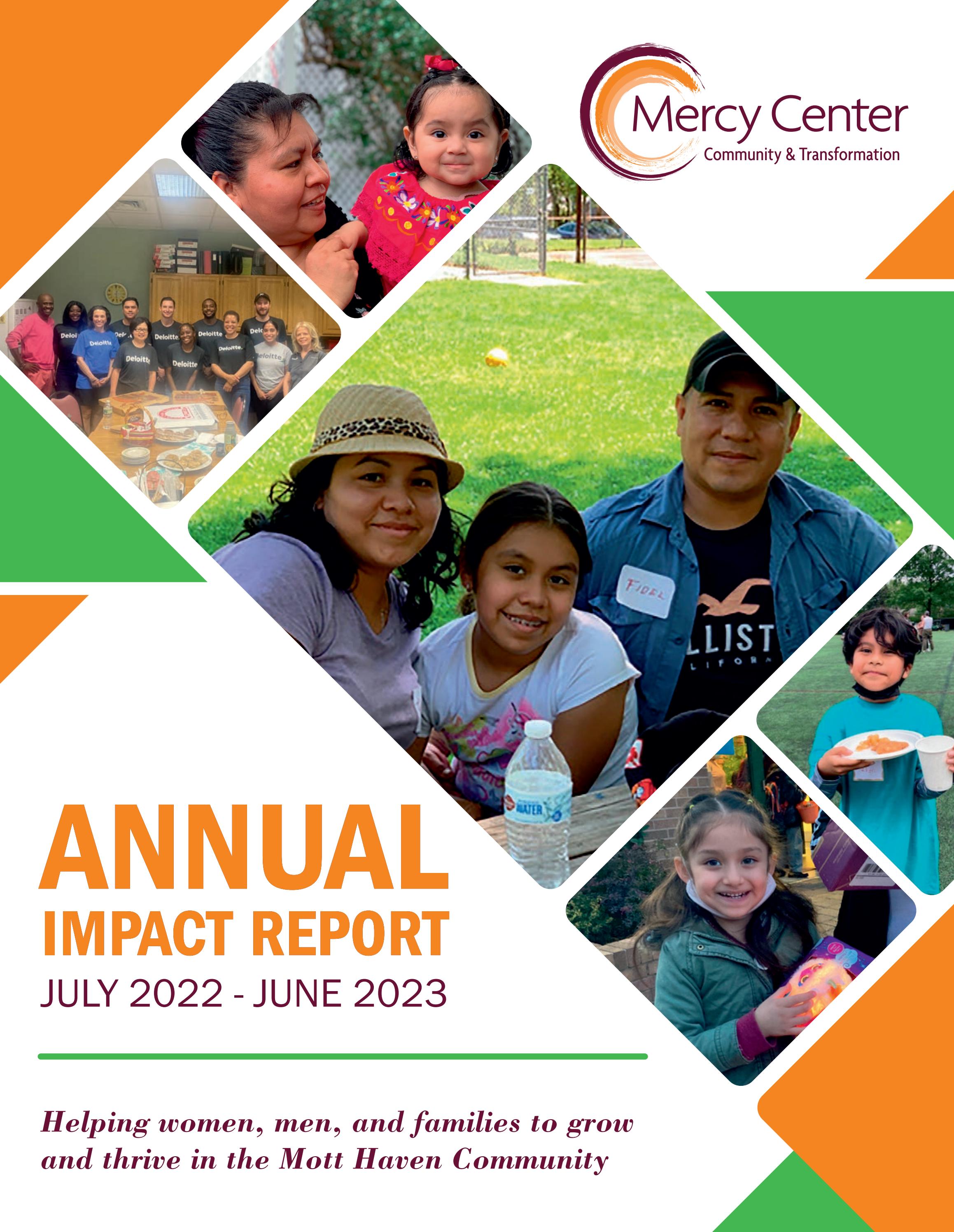 Mercy Center 2022-2023 Impact Report by mercy_center_bronx - Issuu