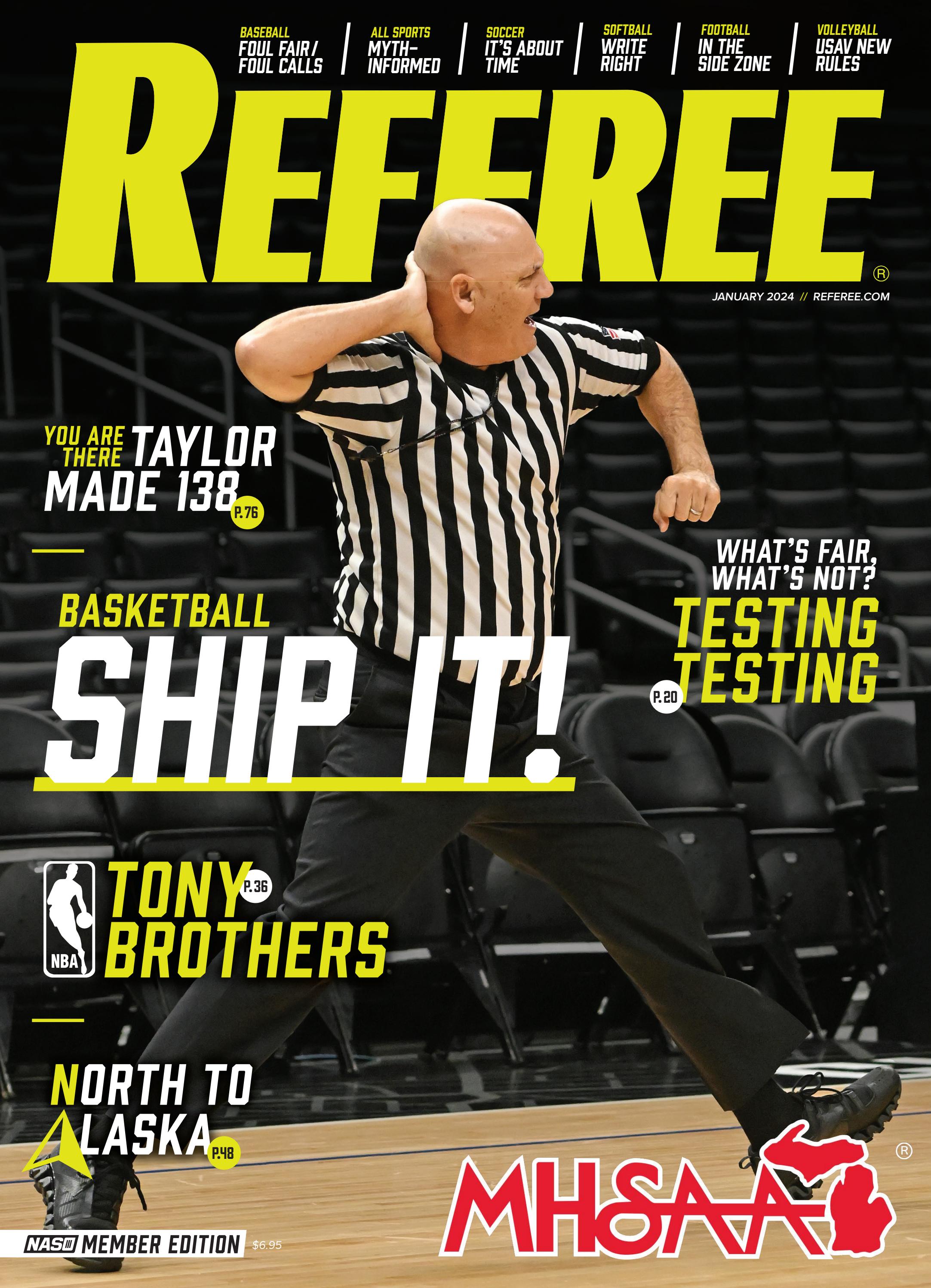 MHSAA-Referee Magazine-January 2024 by Referee Magazine - Issuu