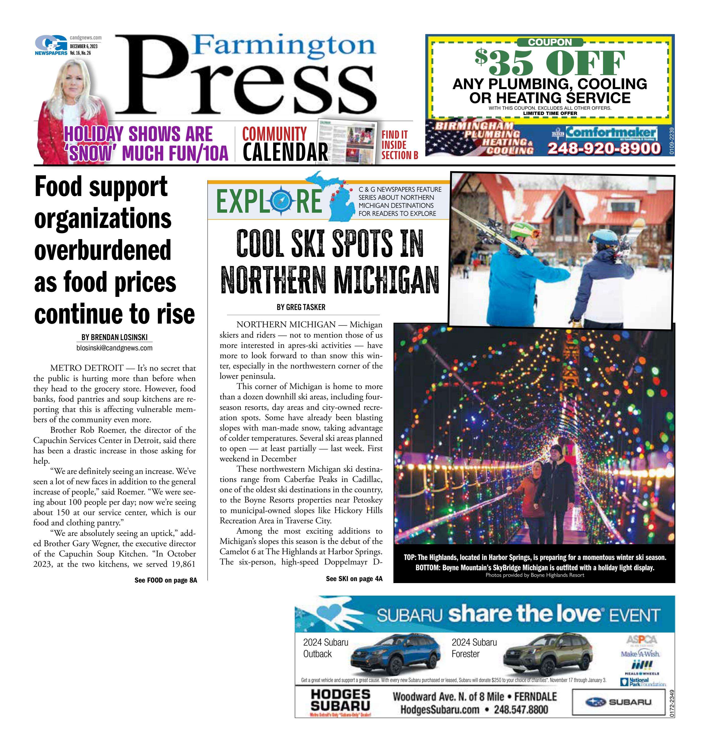 12/6/23 Farmington Press by C & G Newspapers - Issuu