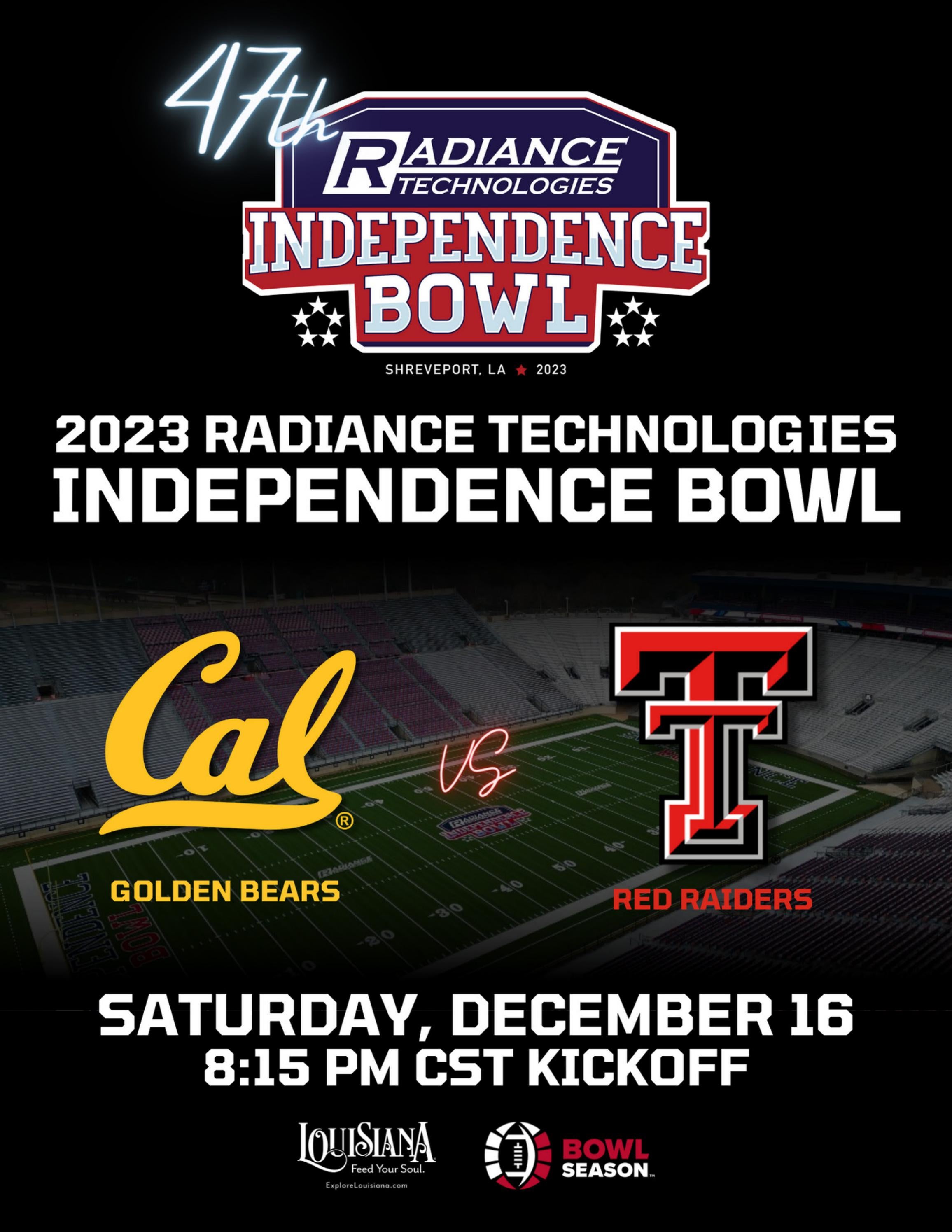 Game Program - 2023 Radiance Technologies Independence Bowl by Radiance ...