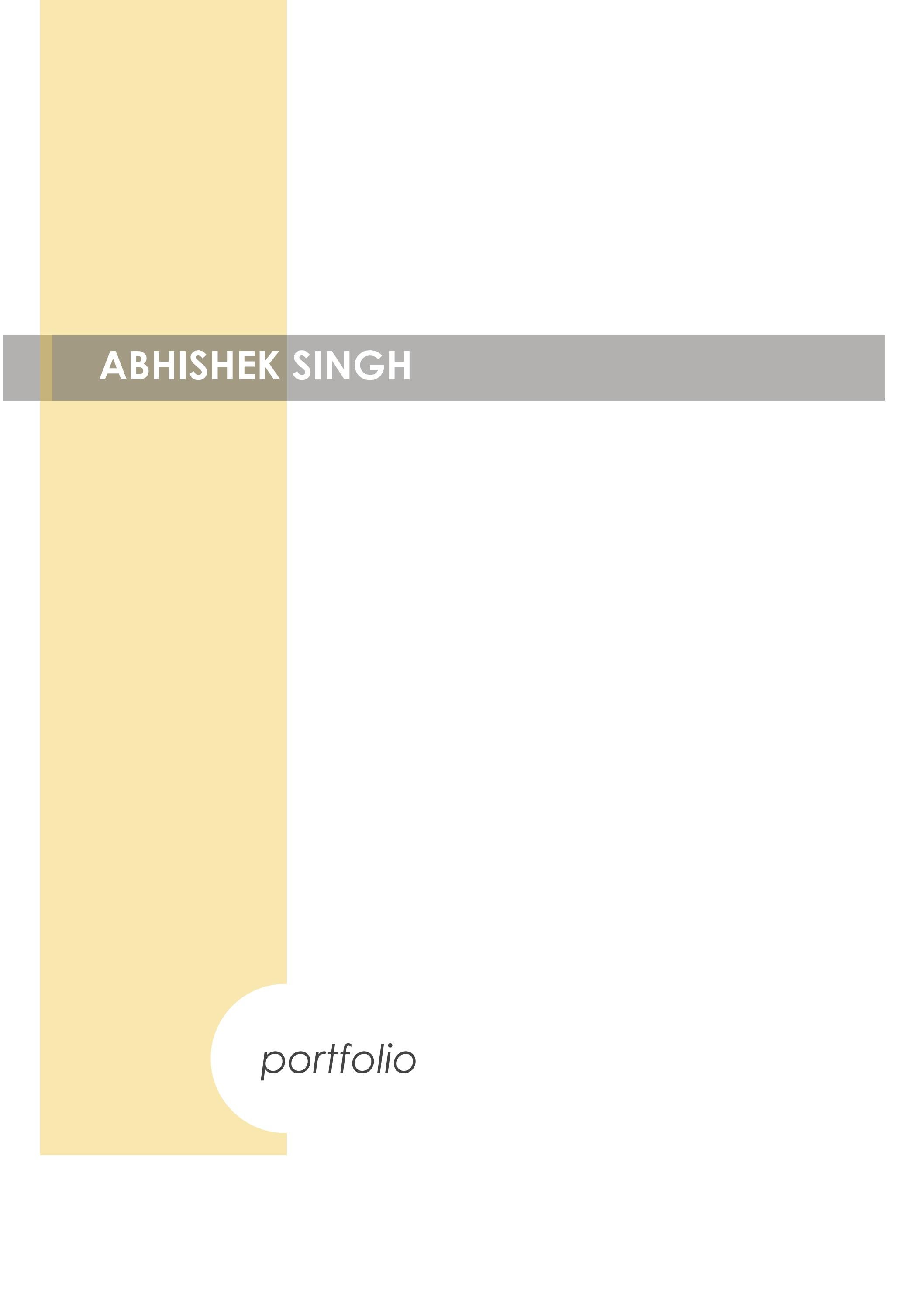 Architectural Portfolio by abhishek singh - Issuu