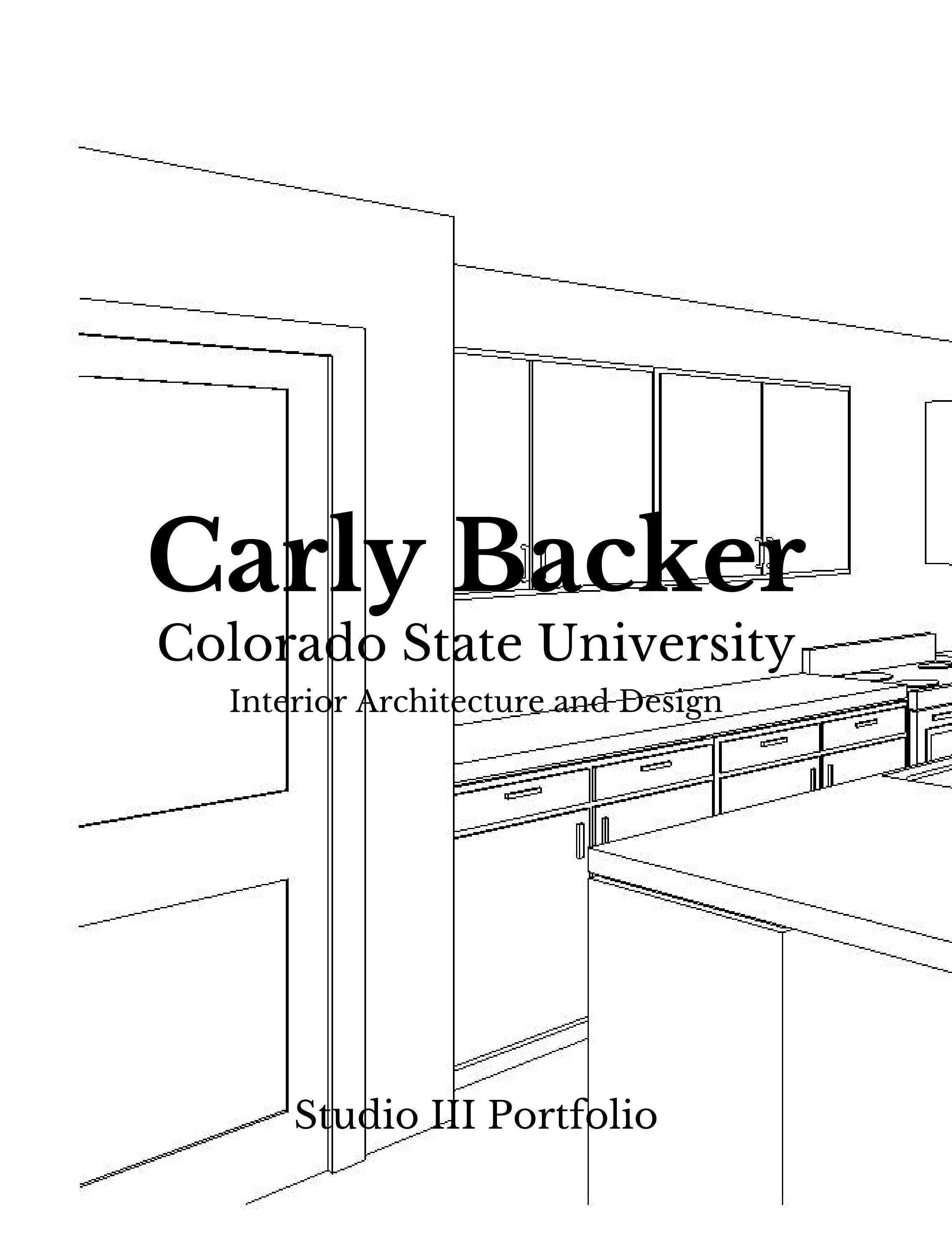 Carly Backer - Studio III Portfolio by Carly Backer - Issuu