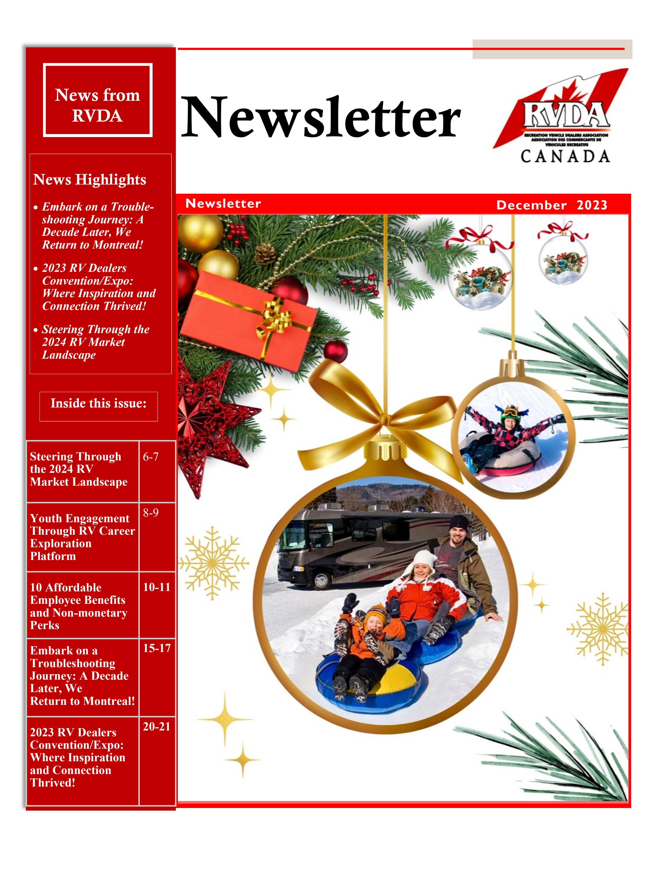 2023 December Newsletter - EN by RV Dealers Association of Canada - Issuu