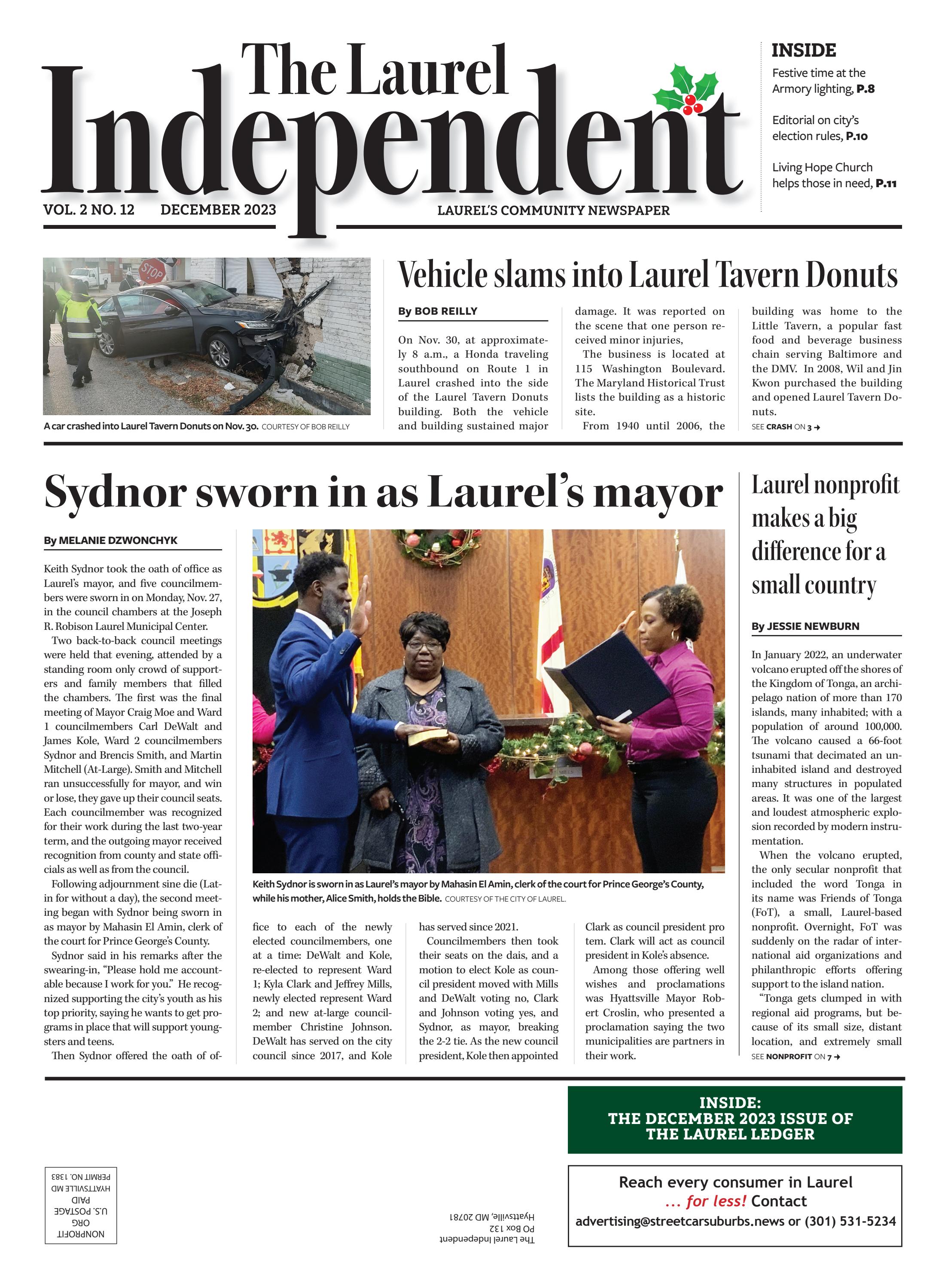 12-2023 The Laurel Independent by Streetcar Suburbs News - Issuu