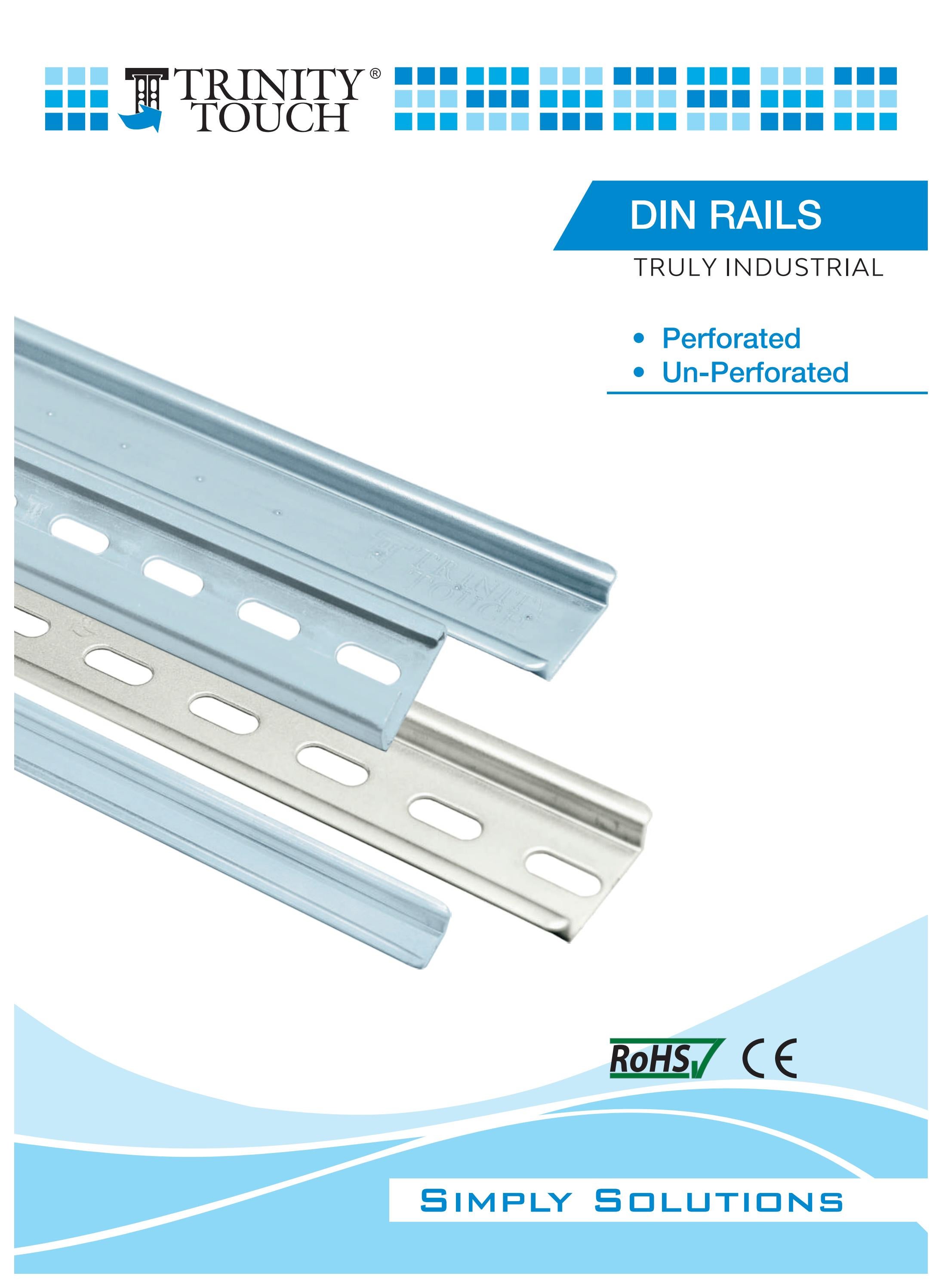 DIN RAILS Channel Manufacturer and Supplier In India by Trinity Touch ...
