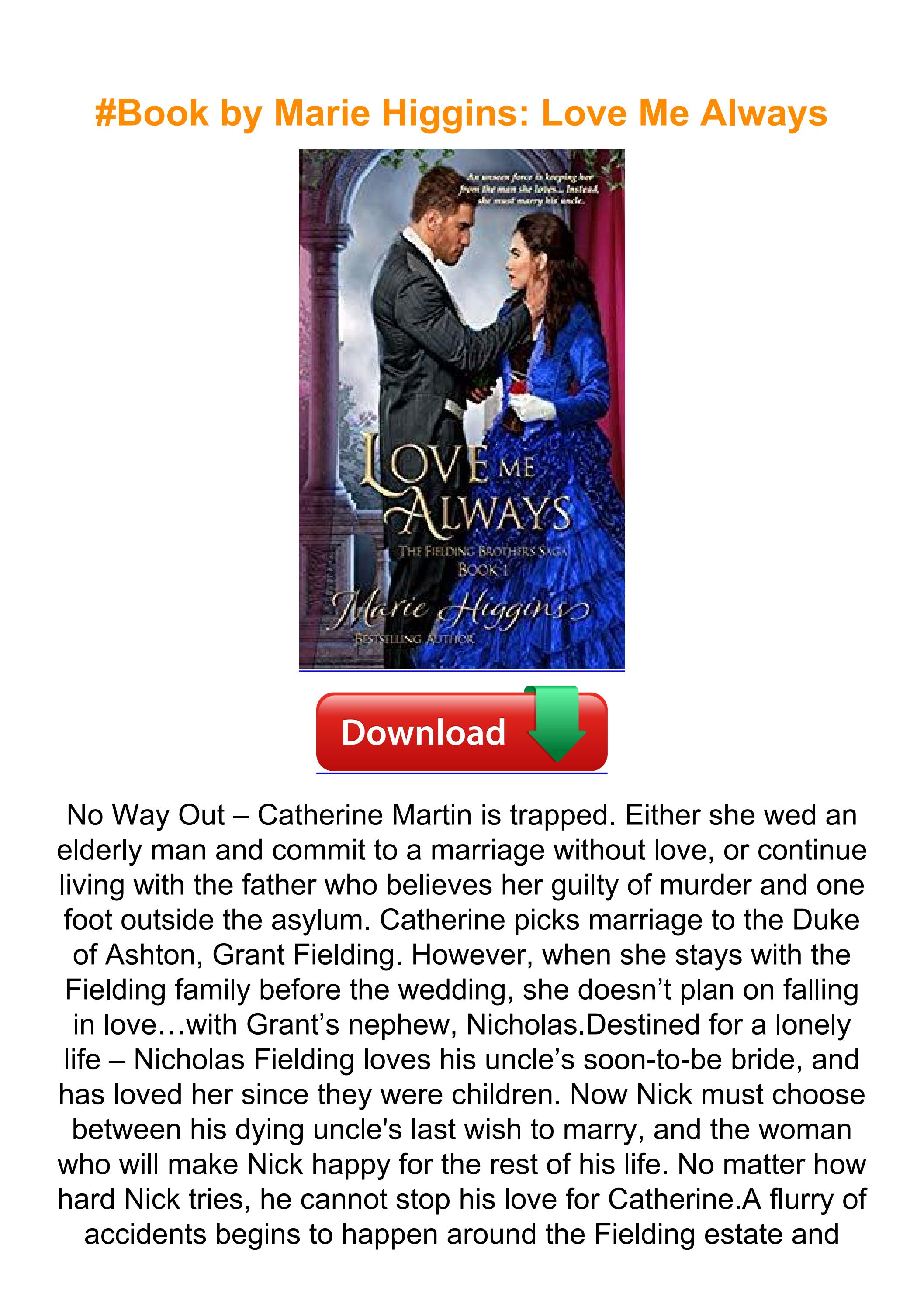 #Book by Marie Higgins: Love Me Always by DaphneRusso74598789 - Issuu