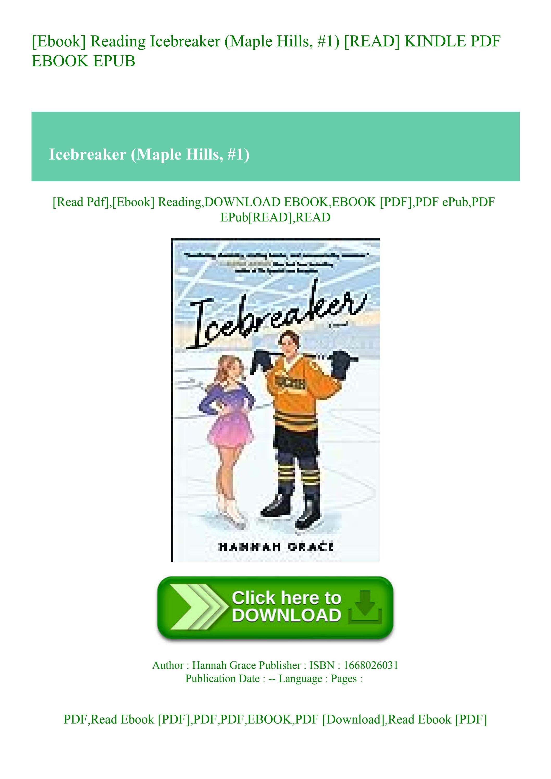 [Ebook] Reading Icebreaker (Maple Hills #1) [READ] KINDLE PDF EBOOK ...