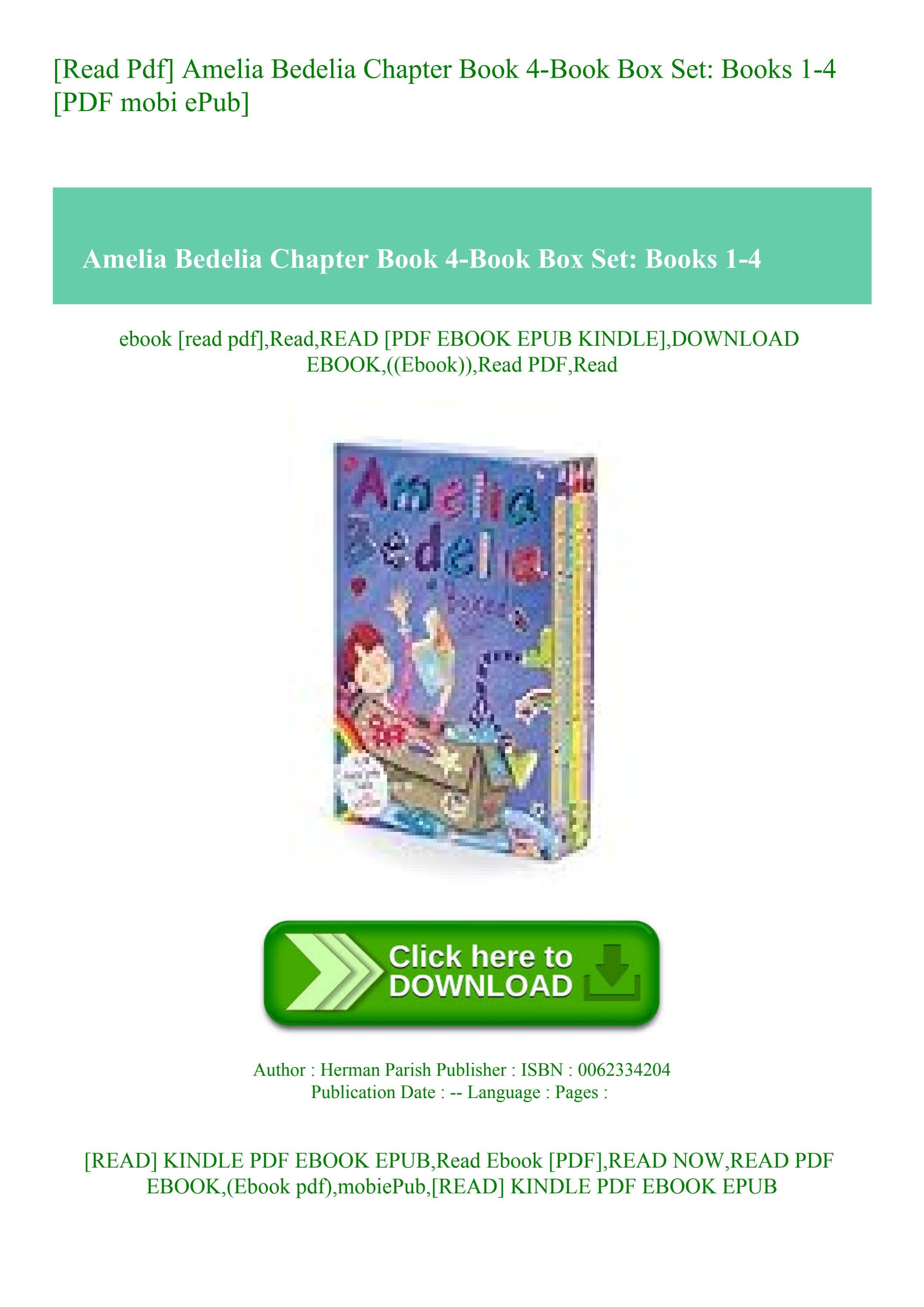 [Read Pdf] Amelia Bedelia Chapter Book 4-Book Box Set Books 1-4 [PDF mobi ePub] by amnzakijas ...