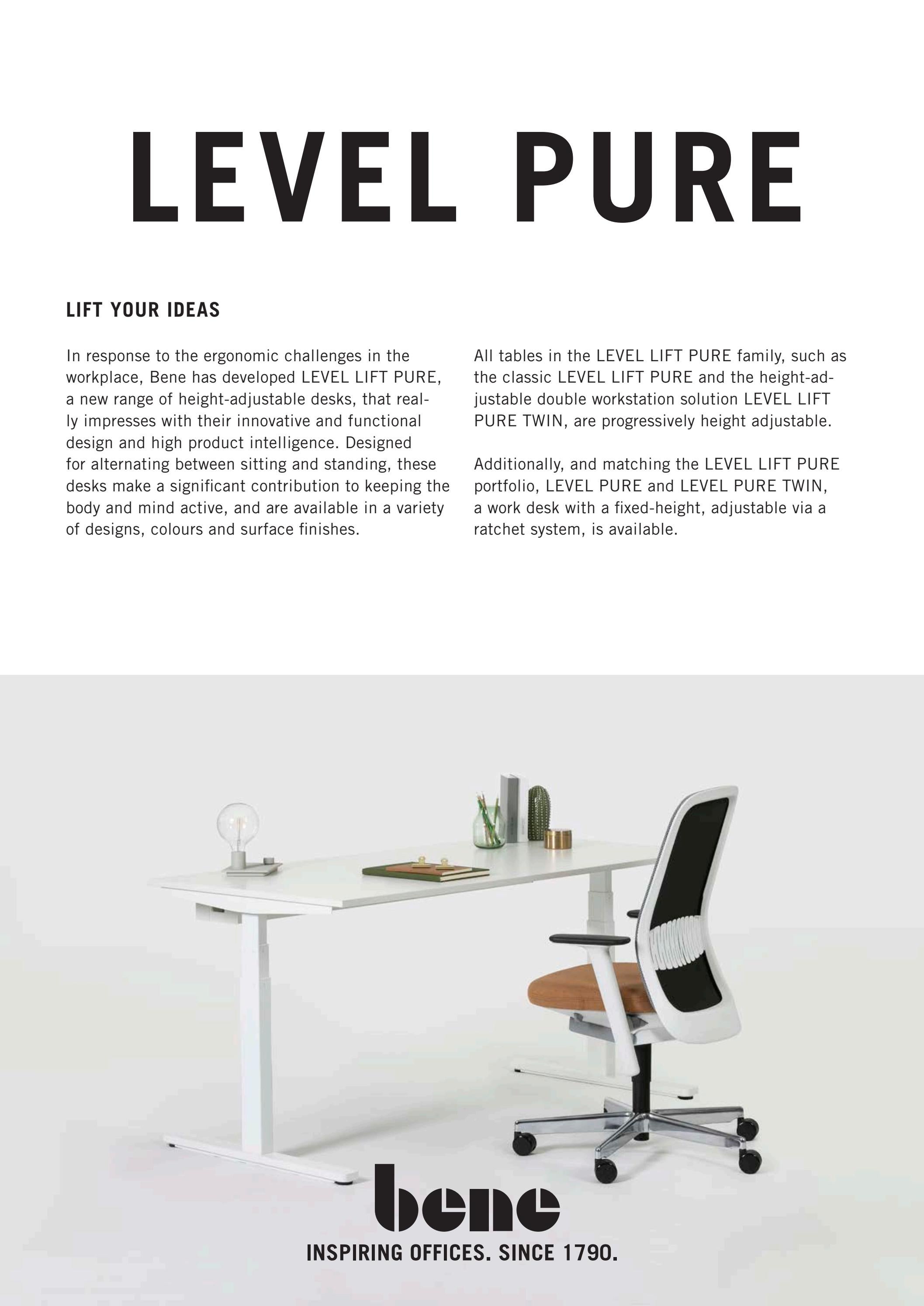 product-data-sheet-bene-level-pure by Bene Office - Issuu