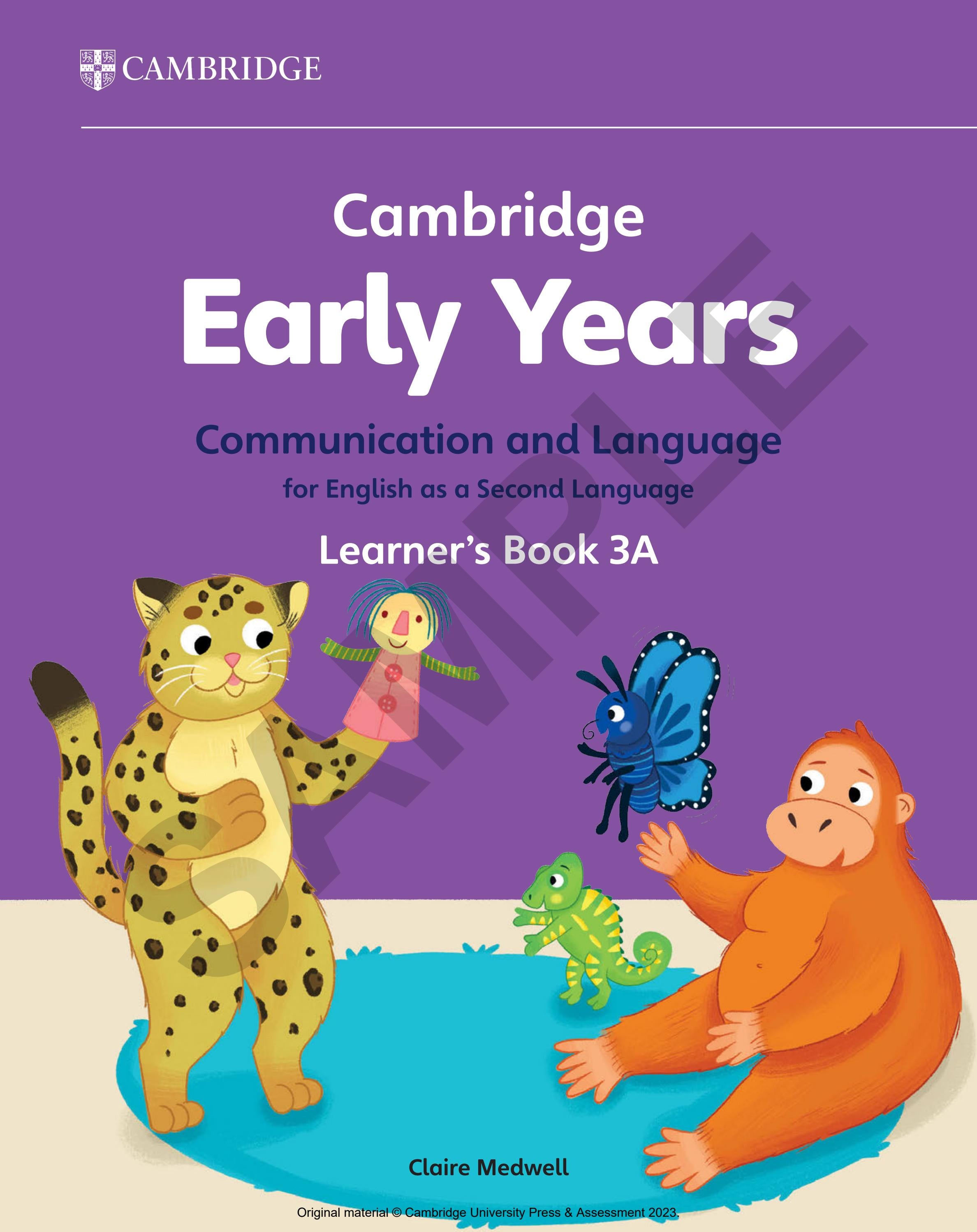 Cambridge Early Years Communication and Language - English as a Second ...