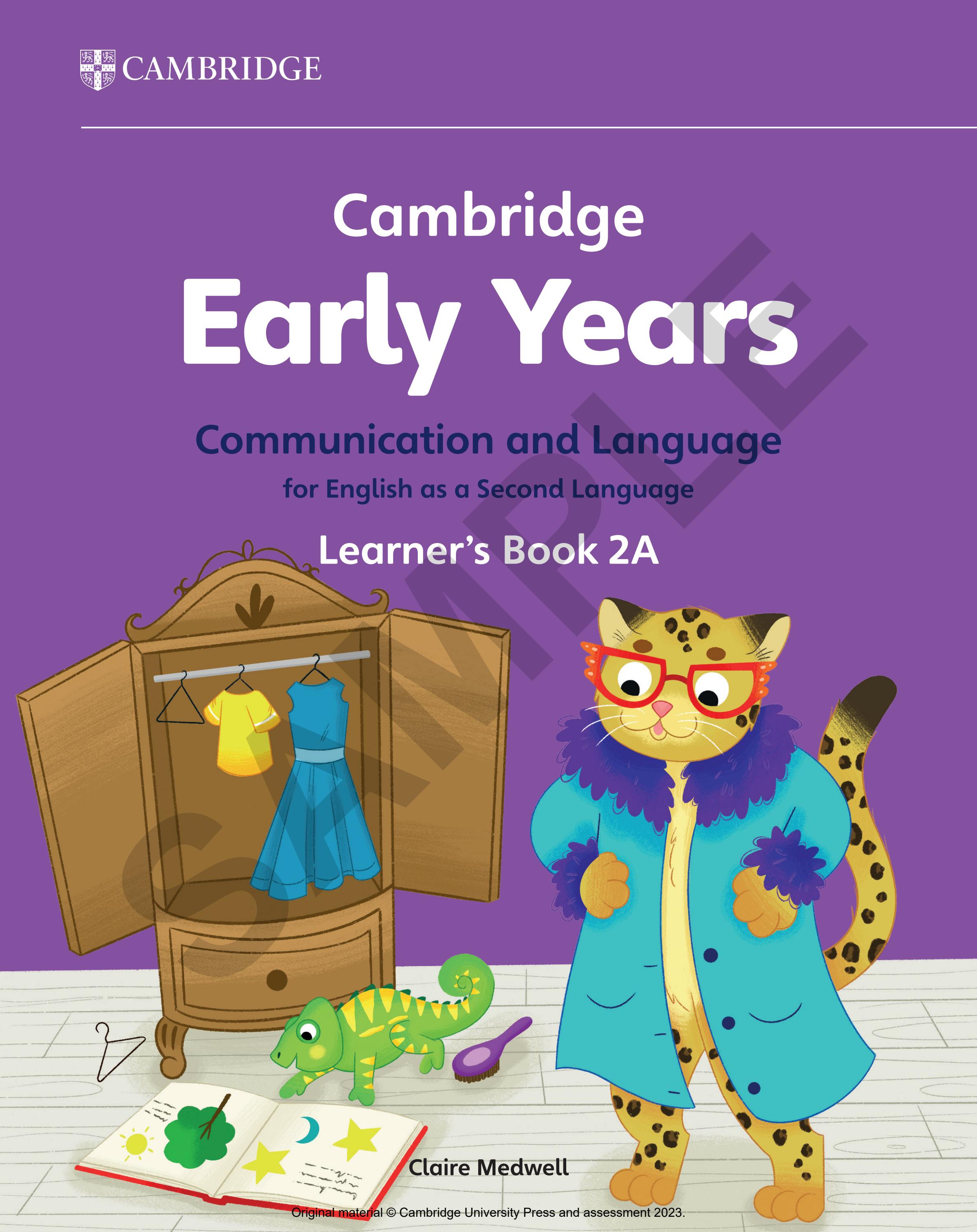 Cambridge Early Years Communication And Language English As A Second
