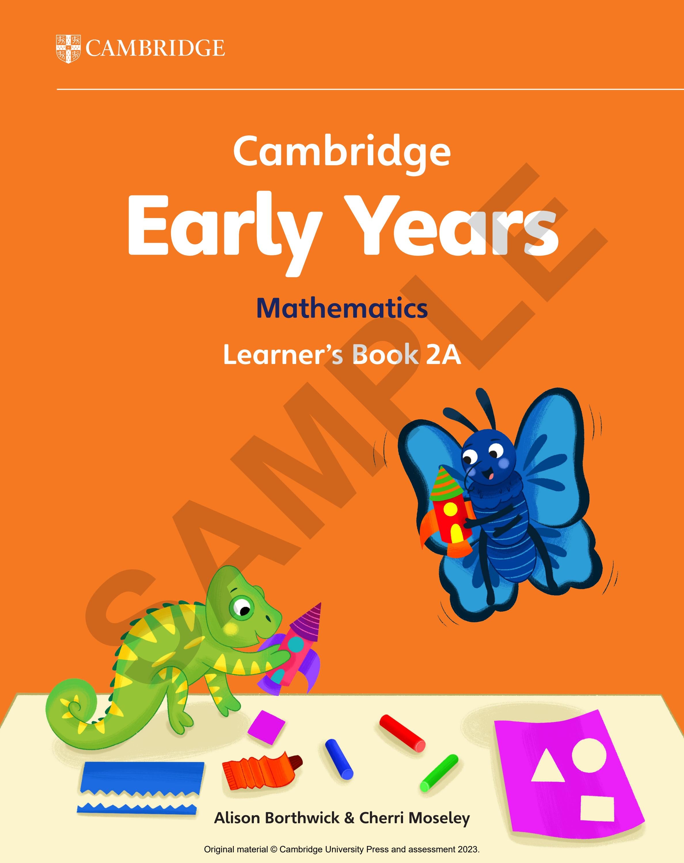 Cambridge Early Years Mathematics Learner's Book 2A by Cambridge ...