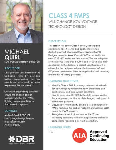 Class 4 Fault Managed Power Systems (FMPS) Will Change Low Voltage ...