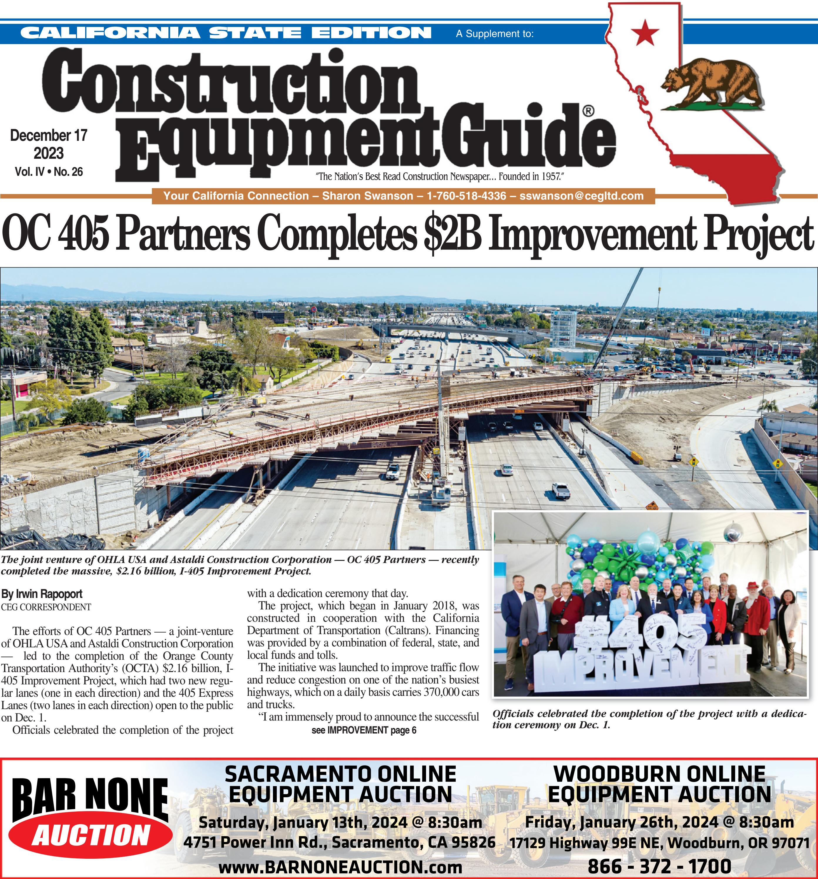 California 26, December 17, 2023 by Construction Equipment Guide - Issuu