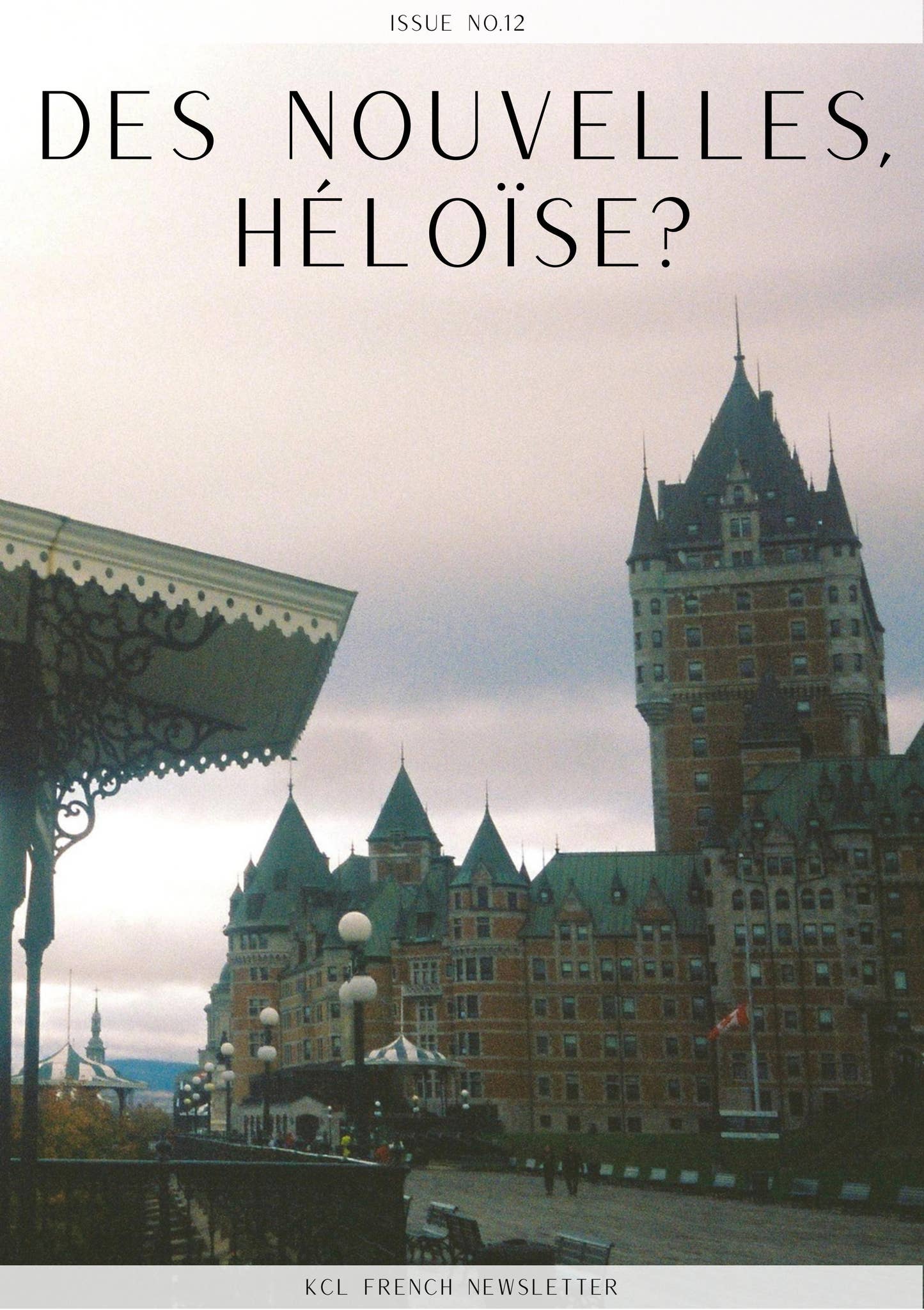 Des Nouvelles, Héloïse ? 12ème édition by KCL_DLLC - Issuu