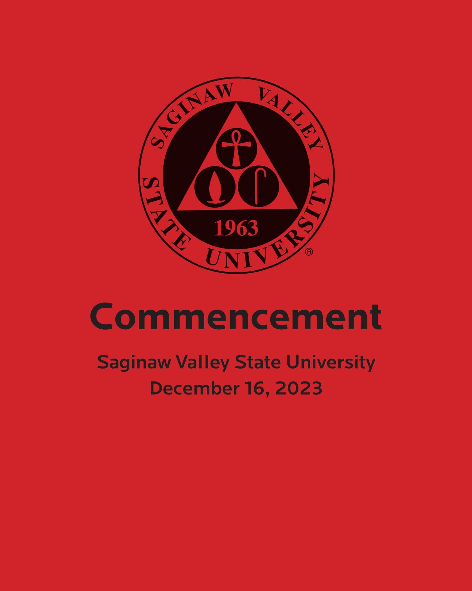 SVSU Commencement Program - Fall 2023 by Saginaw Valley State ...
