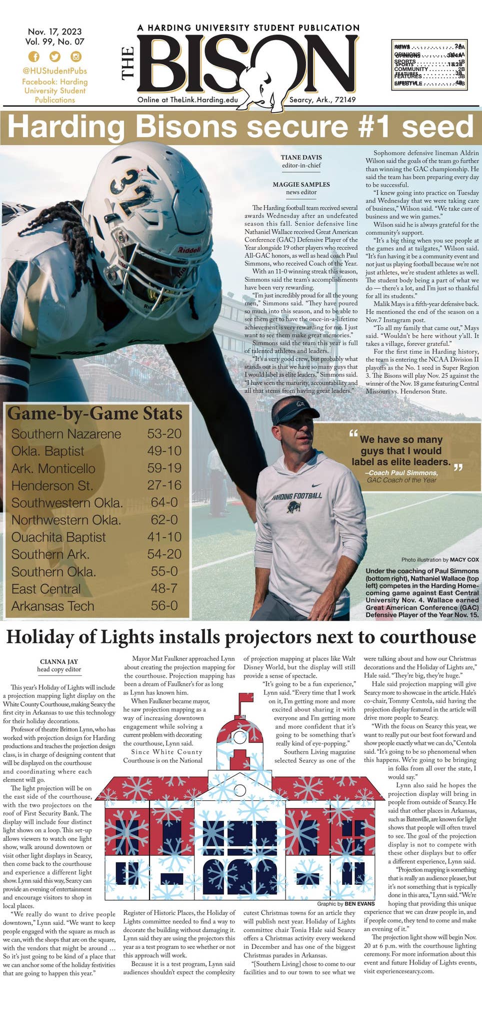 The Bison - Vol. 99, No. 07 by Harding University Student Publications - Issuu