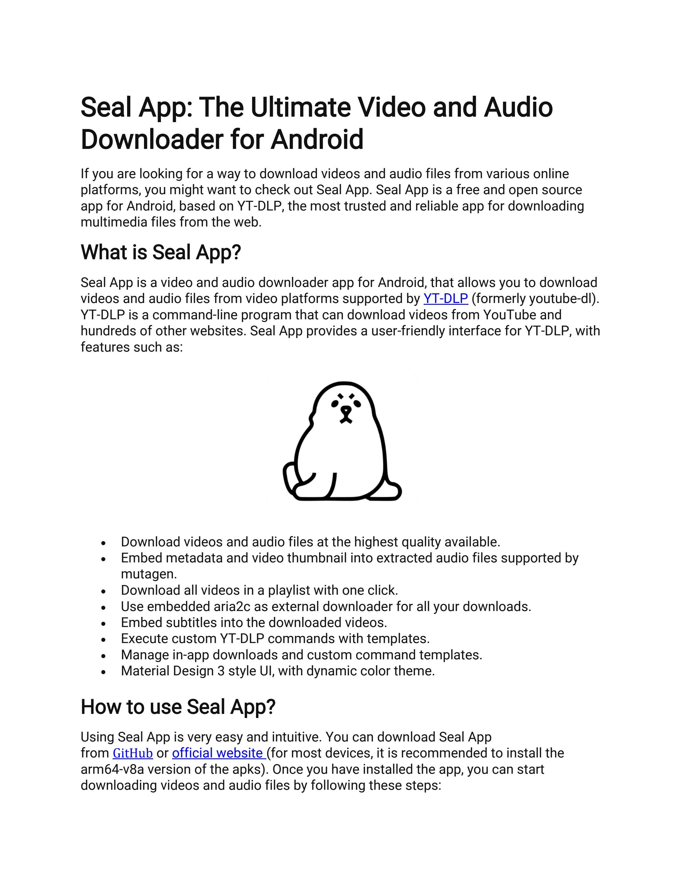 Download Seal Apk Latest Version For Android By Seal Apk Issuu