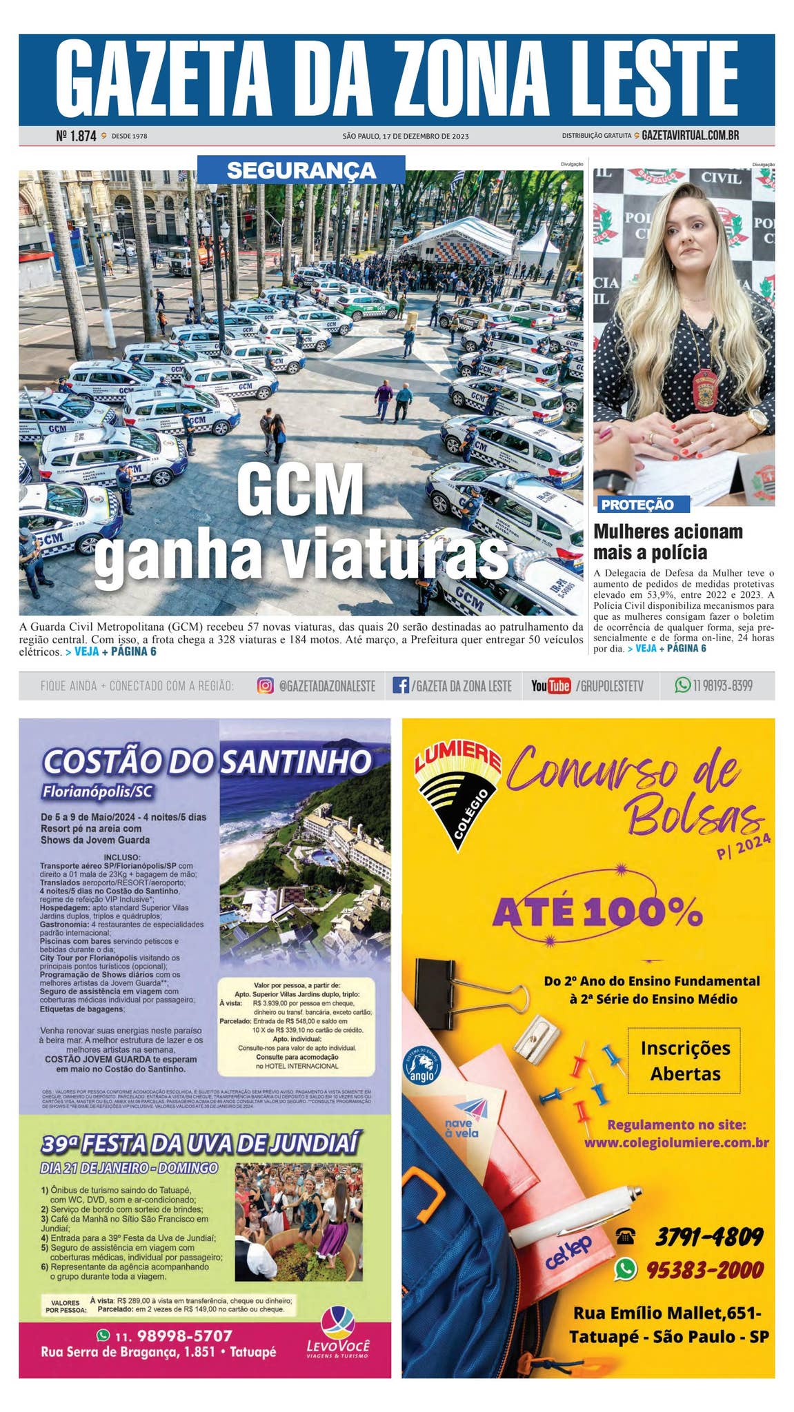Gazeta da Zona Leste - 1874 by gazetavirtual - Issuu