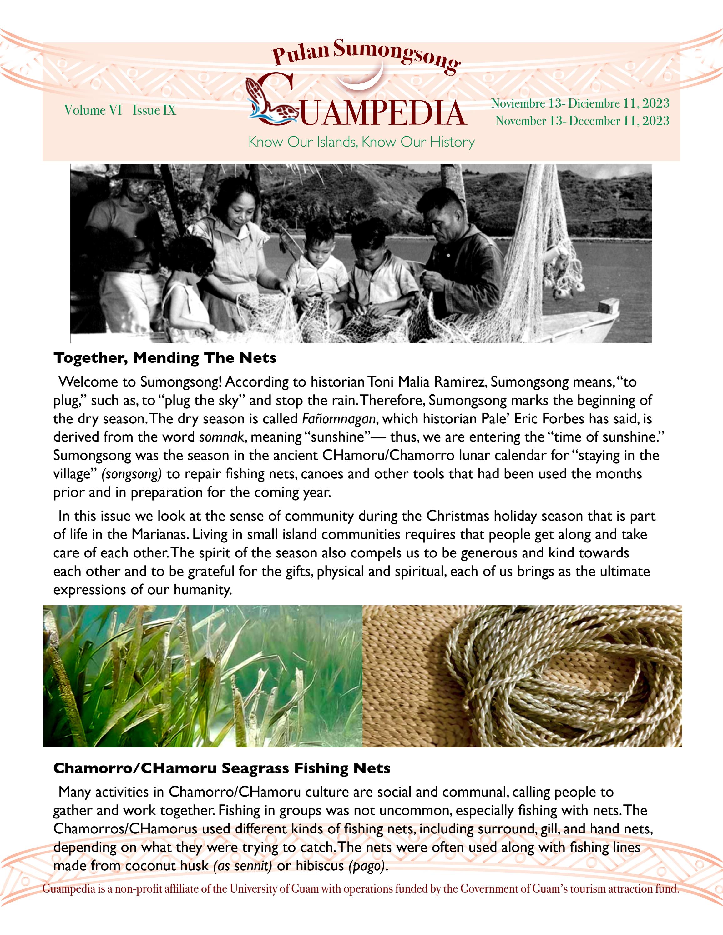 Guampedia Sumongsong Newsletter 2023 by Guampedia - Issuu