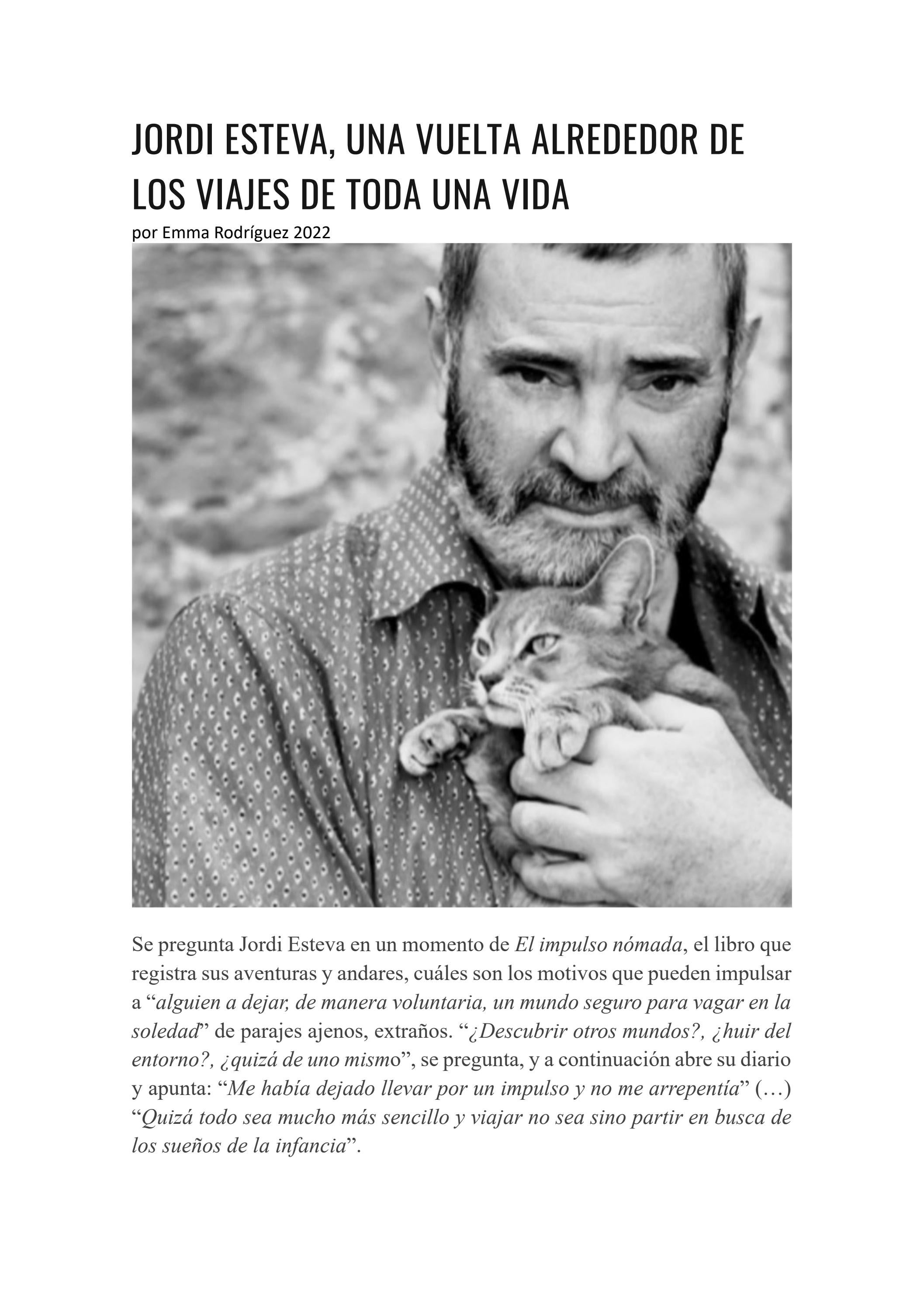 Una vuelta alrededor de los viajes de toda una vida. Lecturas ...